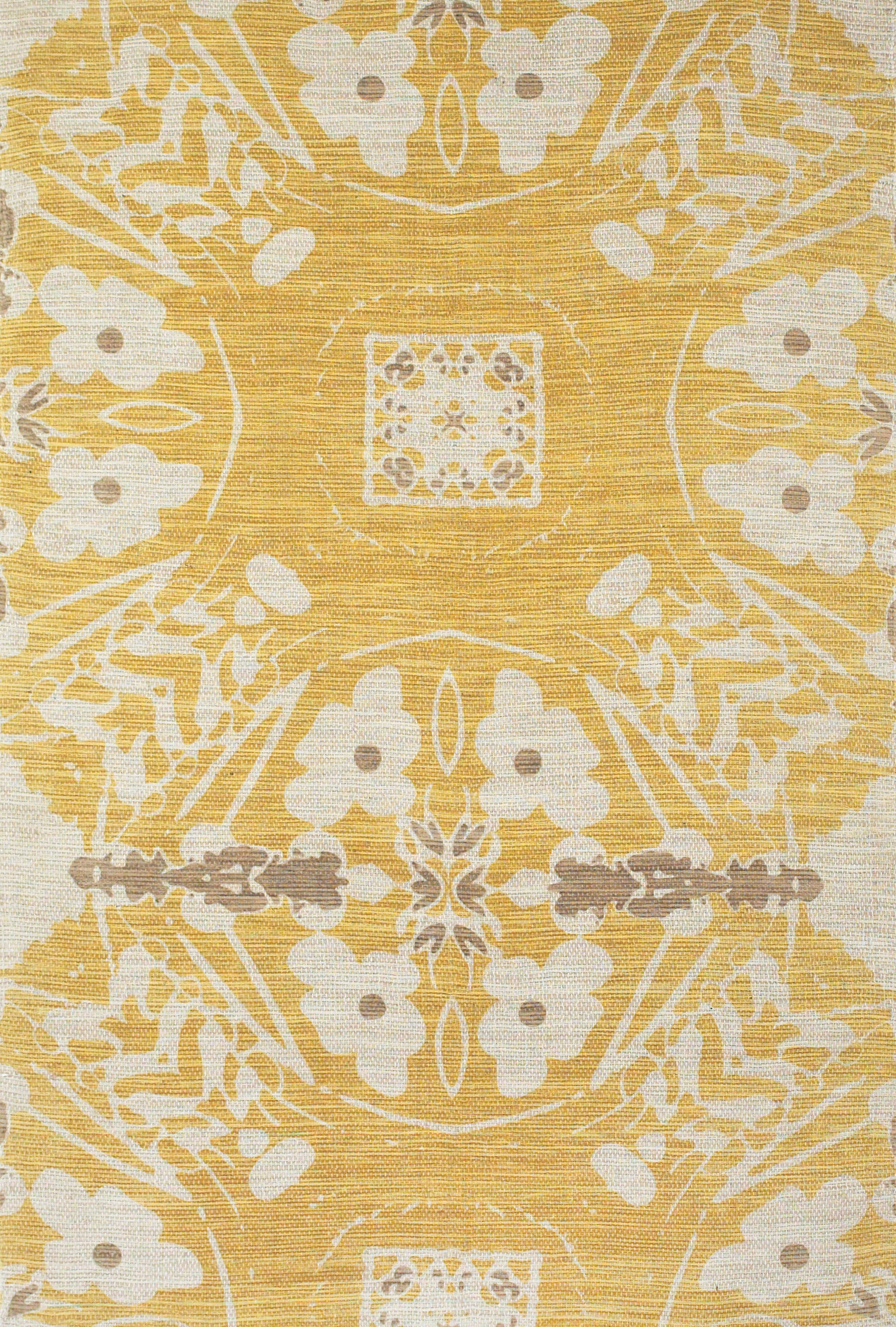 Feizy Area Rugs Coronado Modern Floral and Botanical, Yellow/Ivory ...