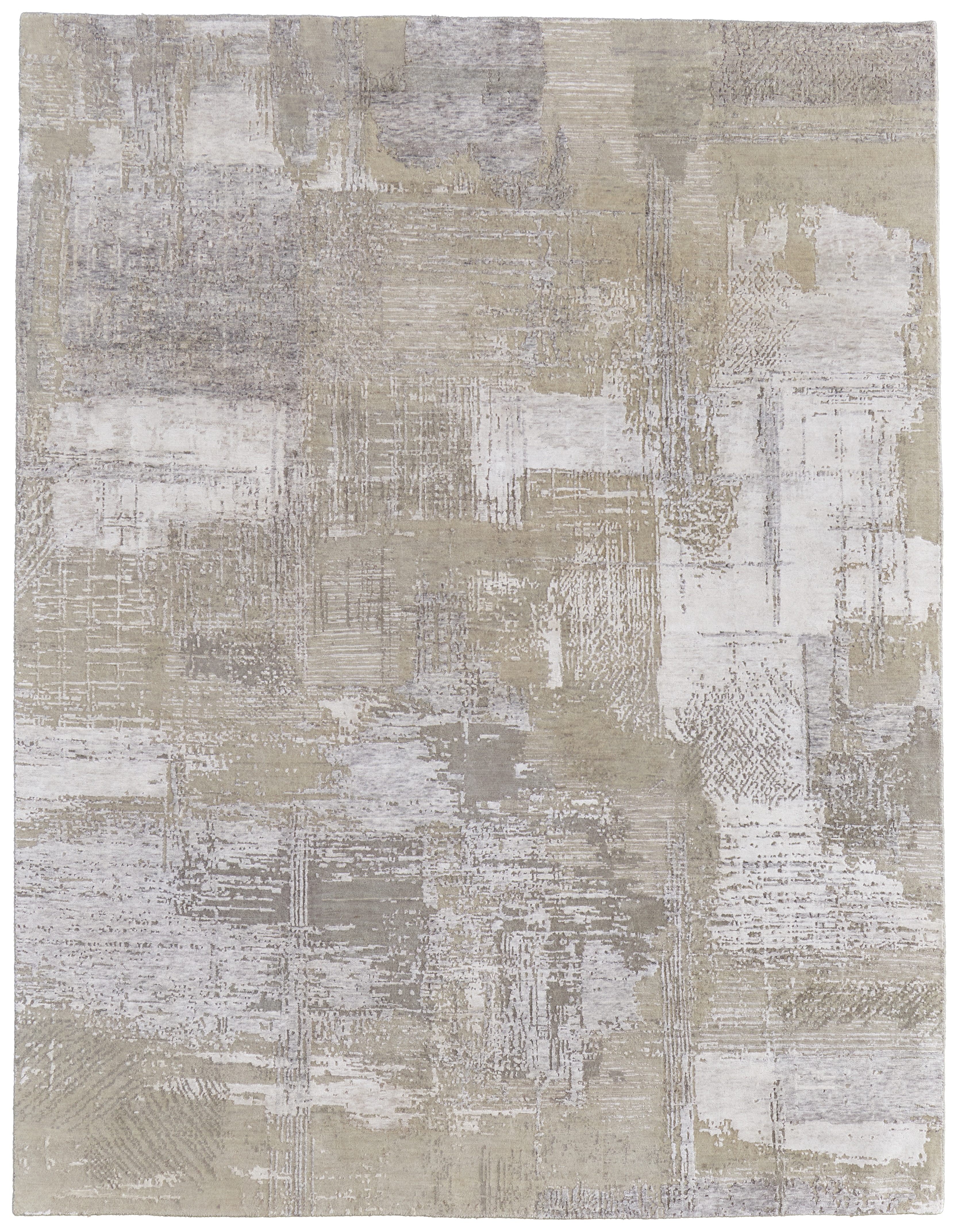 Feizy Area Rugs Lor Modern Abstract, Tan/Ivory/Taupe, 11'-6" x 15' Area ...