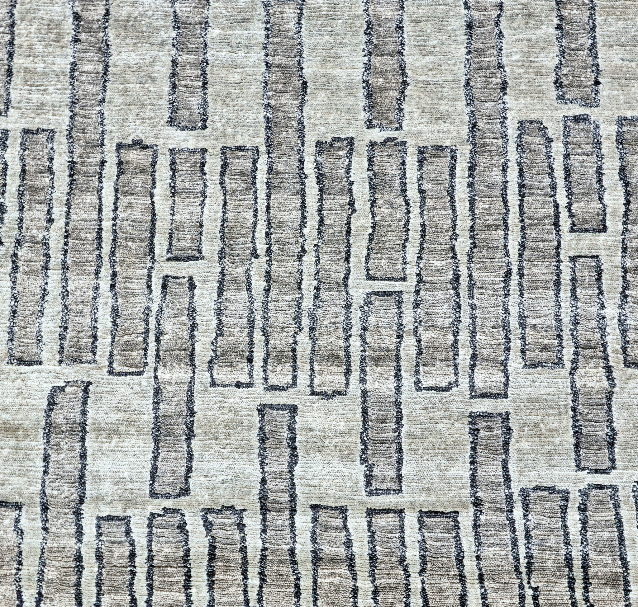 Feizy Area Rugs Mambasa Modern Geometric, Tan/Taupe/Black, 7'-9" x 9'-9 ...