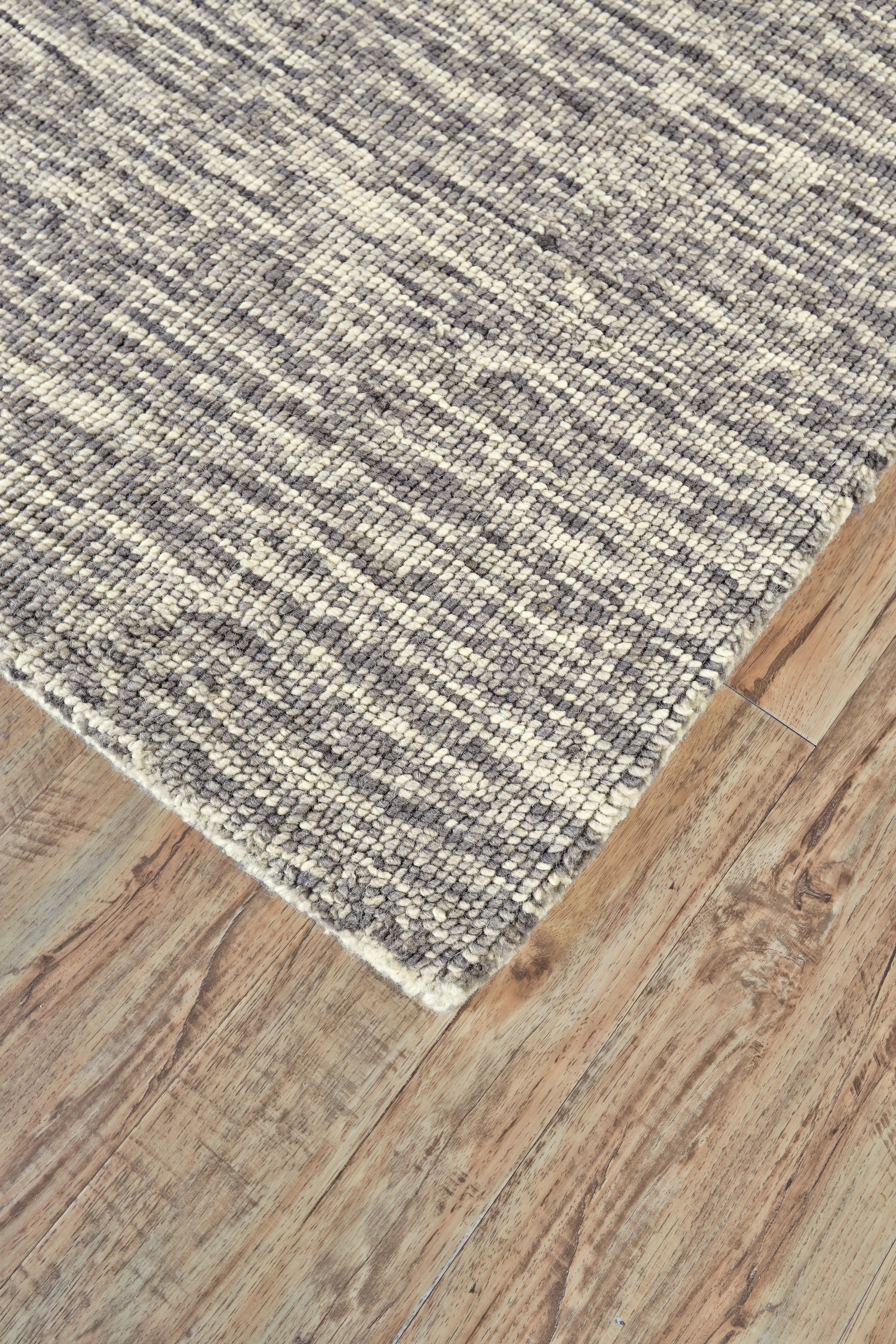 Feizy Area Rugs Cora Modern Solid, Gray/Ivory, 2' x 3' Accent Rug ...