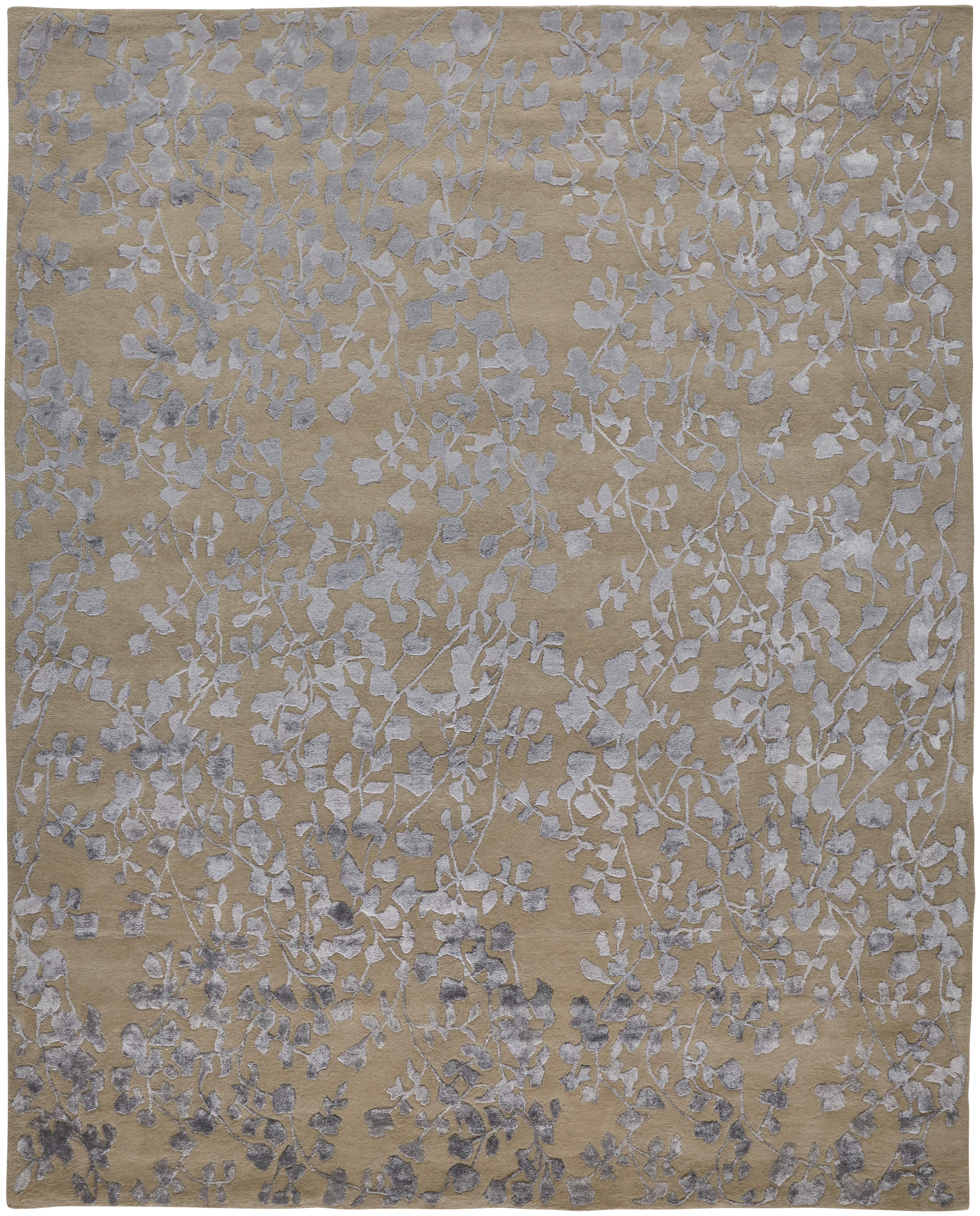 Feizy Hallway Runners Bella Transitional Floral and Botanical, Tan ...