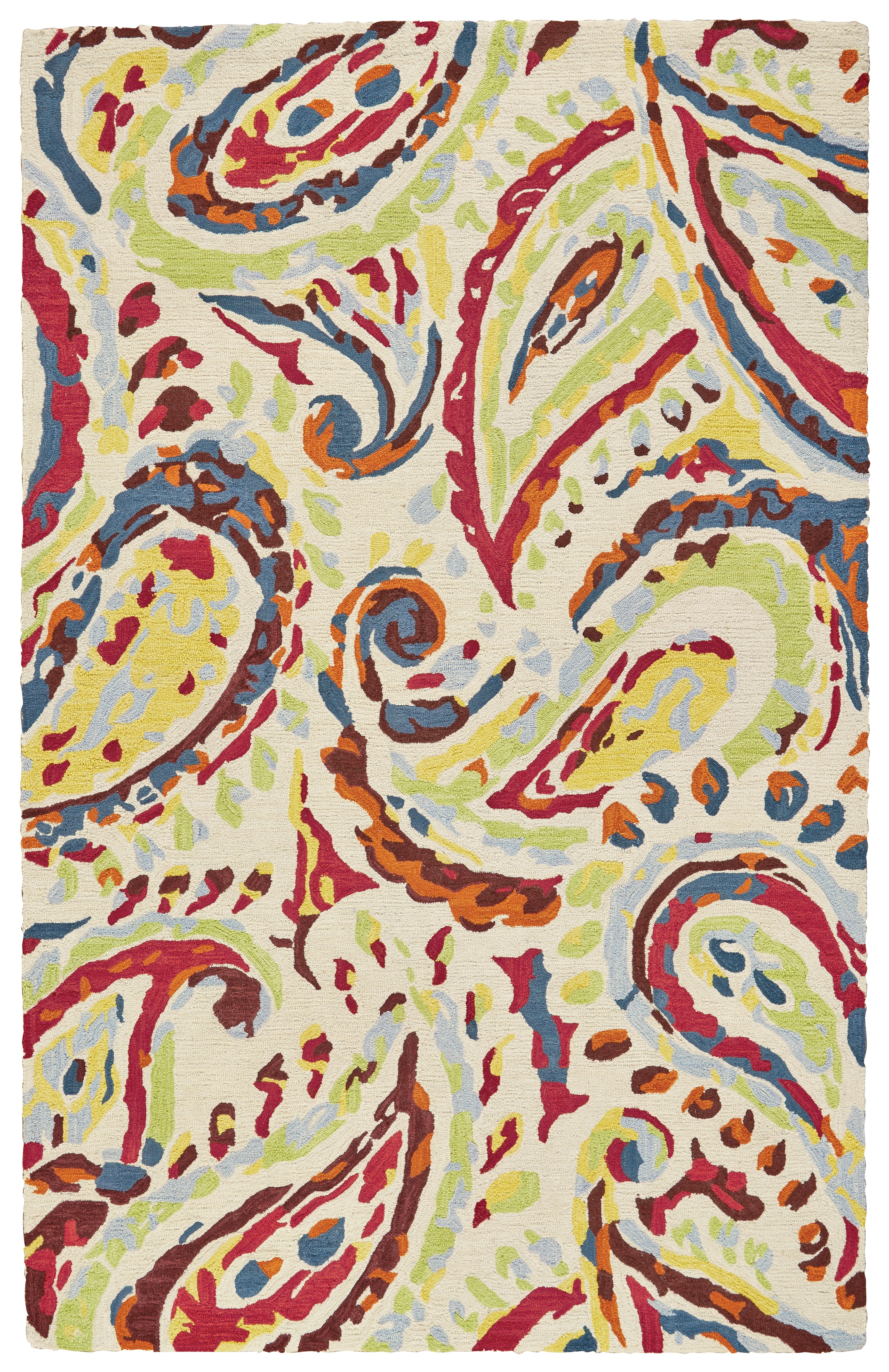 Feizy 6480609FECP000J00 Area Rugs Liana Transitional Abstract, Red ...