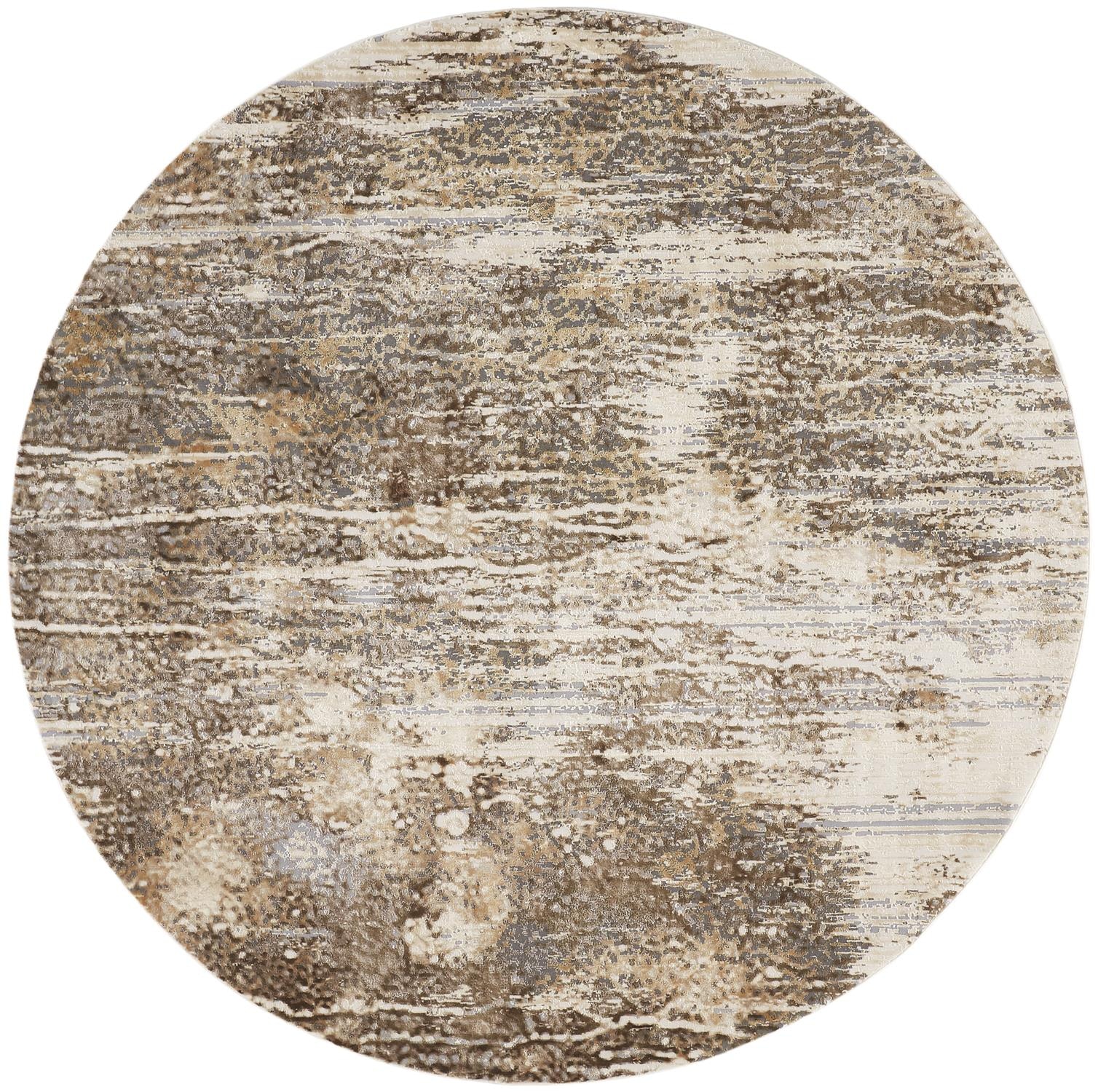 Feizy Area Rugs Parker Transitional Abstract, Tan/Ivory/Brown, 7'-9" x ...