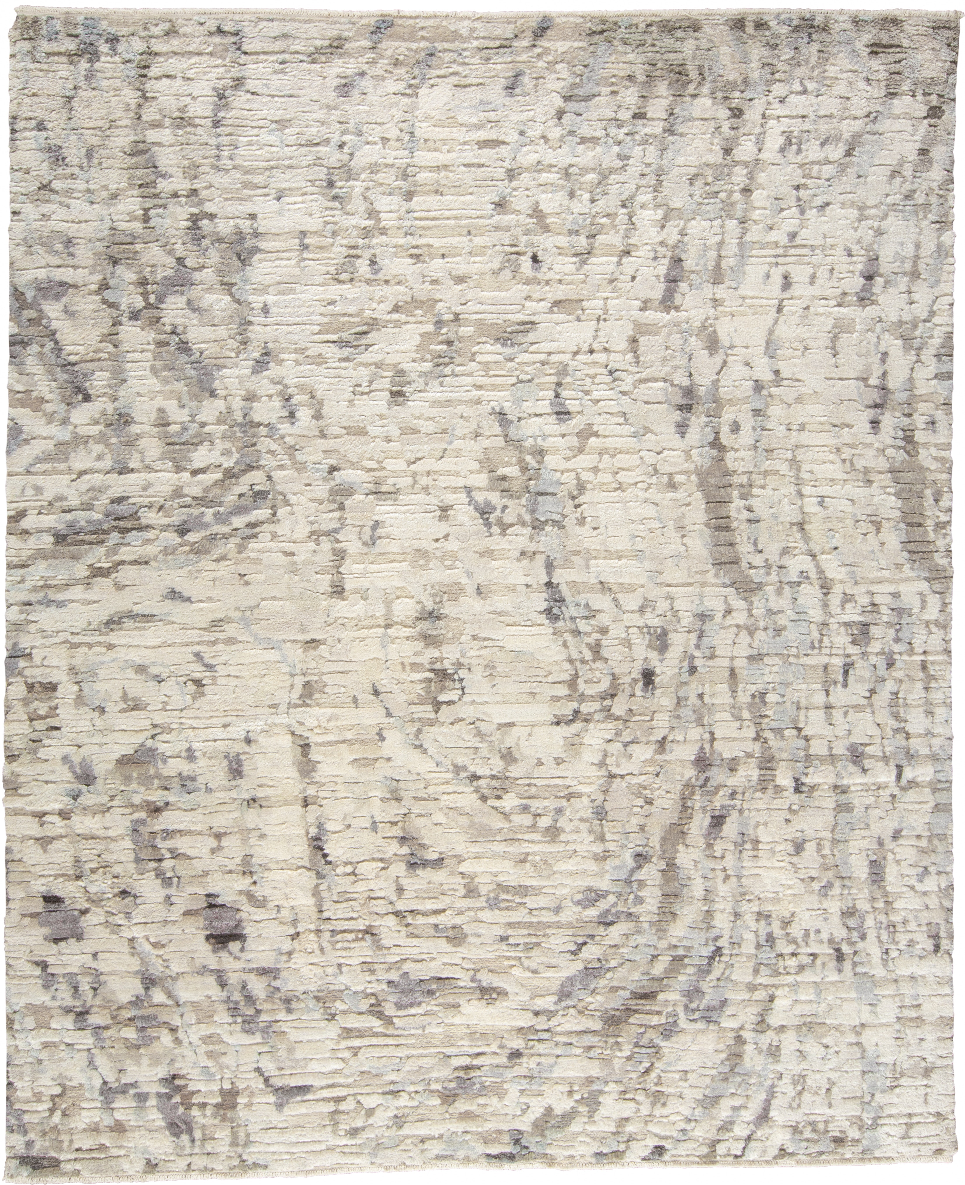 Feizy Area Rugs Breel Modern Abstract, Ivory/Gray/Tan, 2' x 3' Accent ...