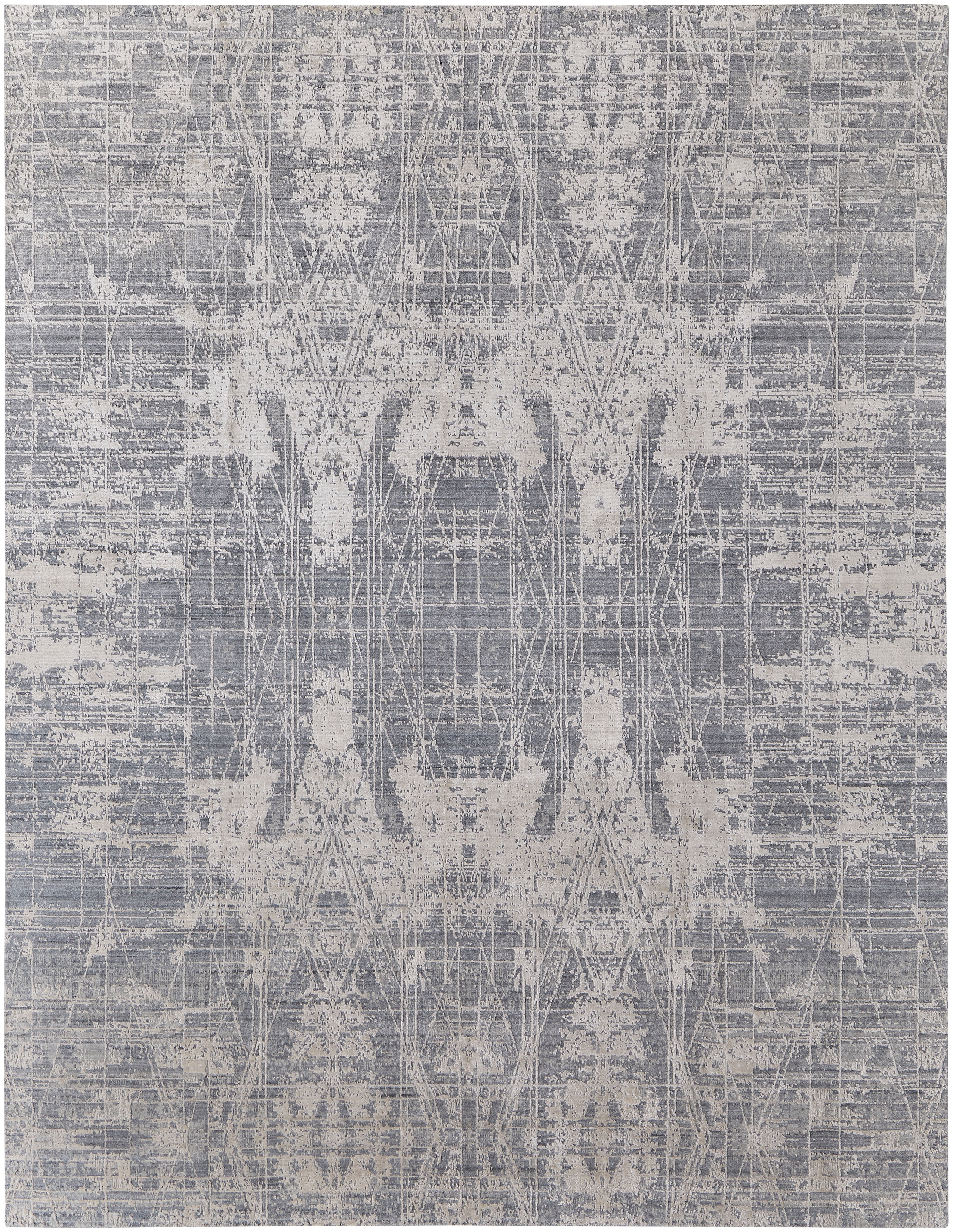 Feizy Area Rugs Eastfield Modern Abstract, Gray, 10' x 14' Area Rug ...