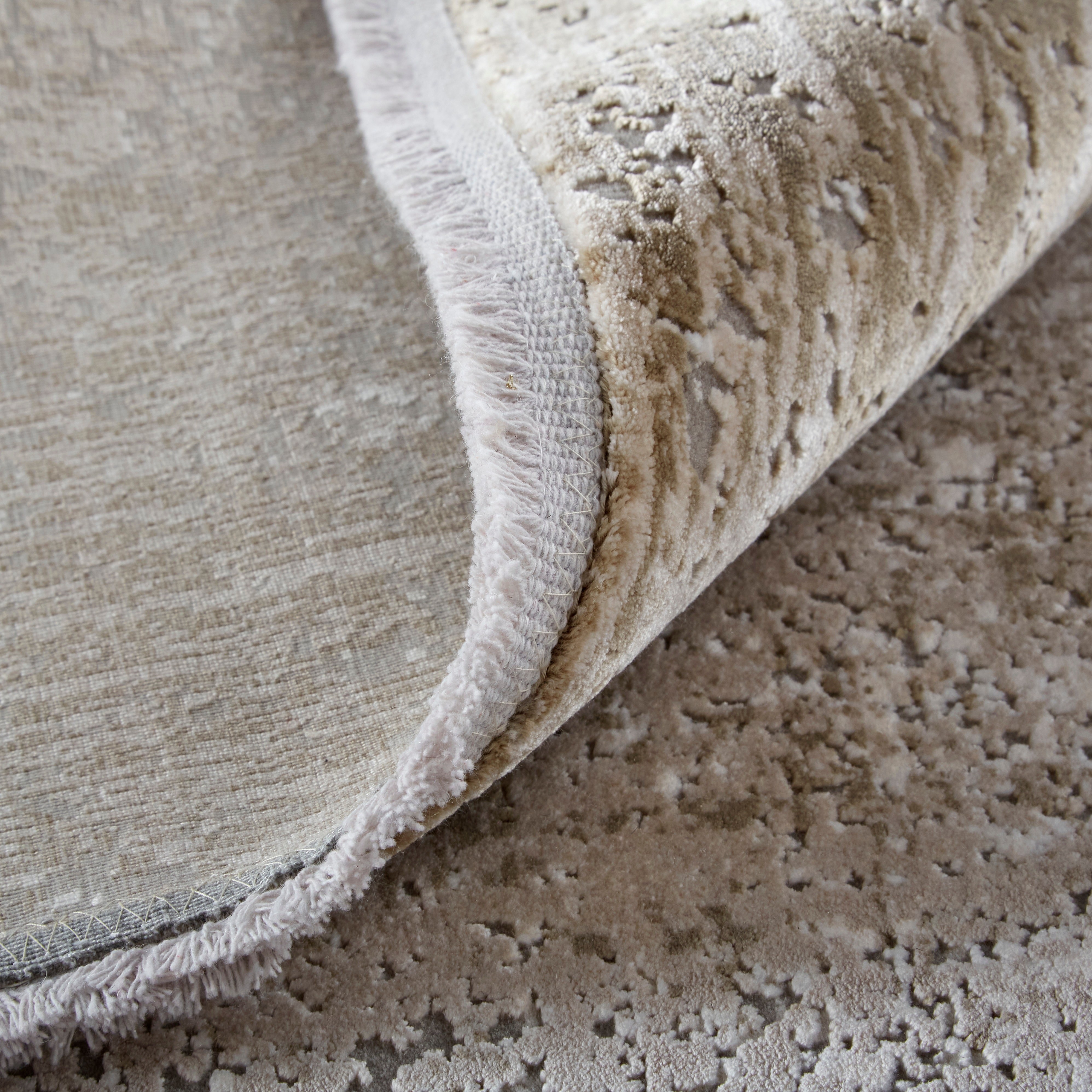 Feizy Area Rugs Cadiz Modern Abstract, Tan/Ivory/Gray, 9'-9" x 13'-2 ...