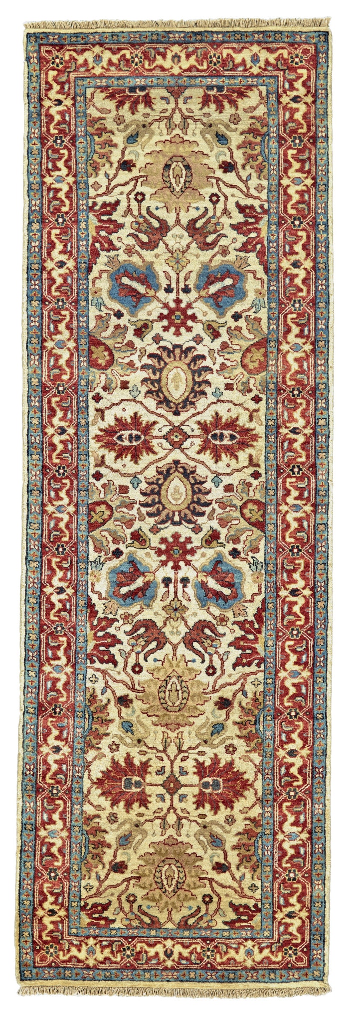 Feizy Hallway Runners Anoosha Traditional Persian, Ivory/Red/Blue, 2'-6 ...