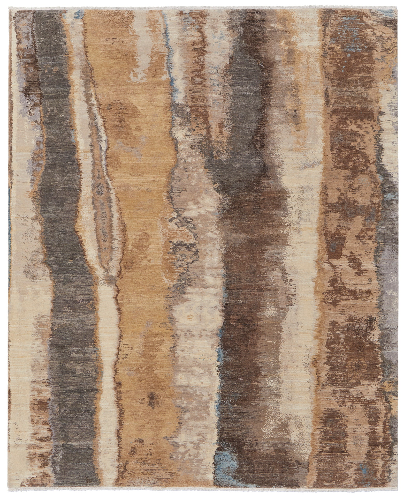 Feizy Area Rugs Holden Modern Abstract, Brown/Tan/Ivory, 8'-6" x 11'-6 ...