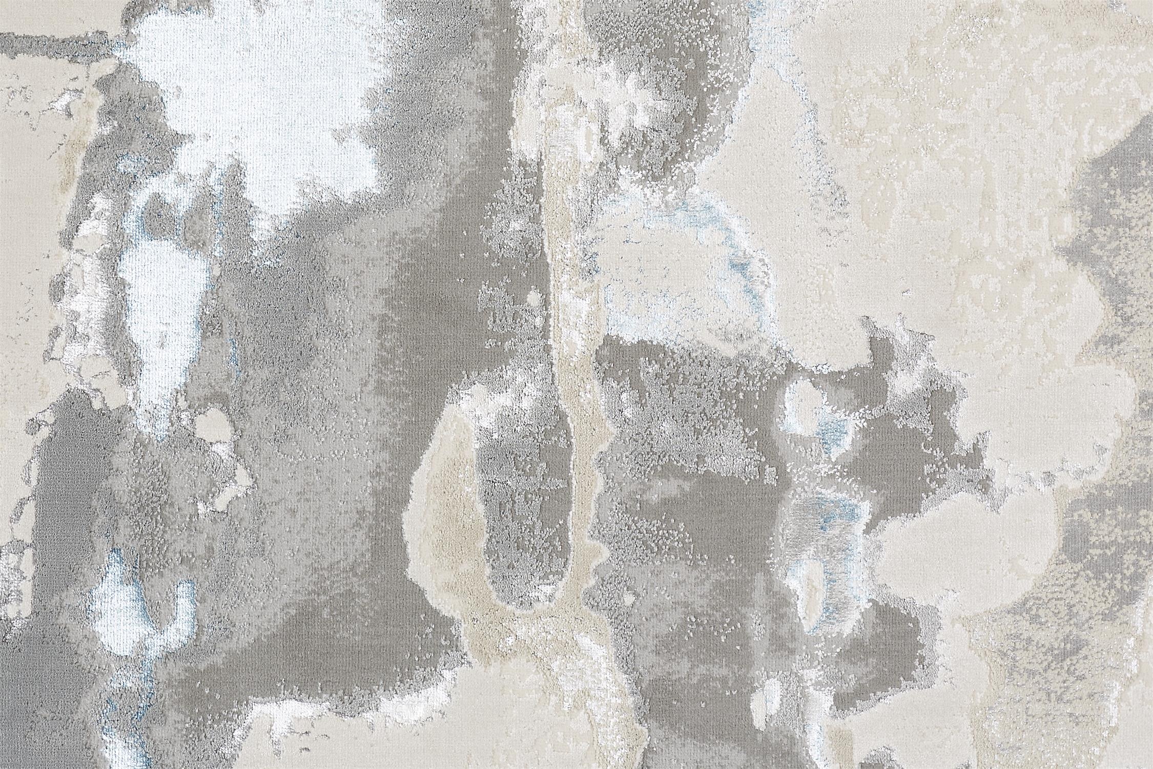 Feizy Area Rugs Azure Modern Watercolor, Ivory/Gray/Blue, 9'-2" x 12 ...