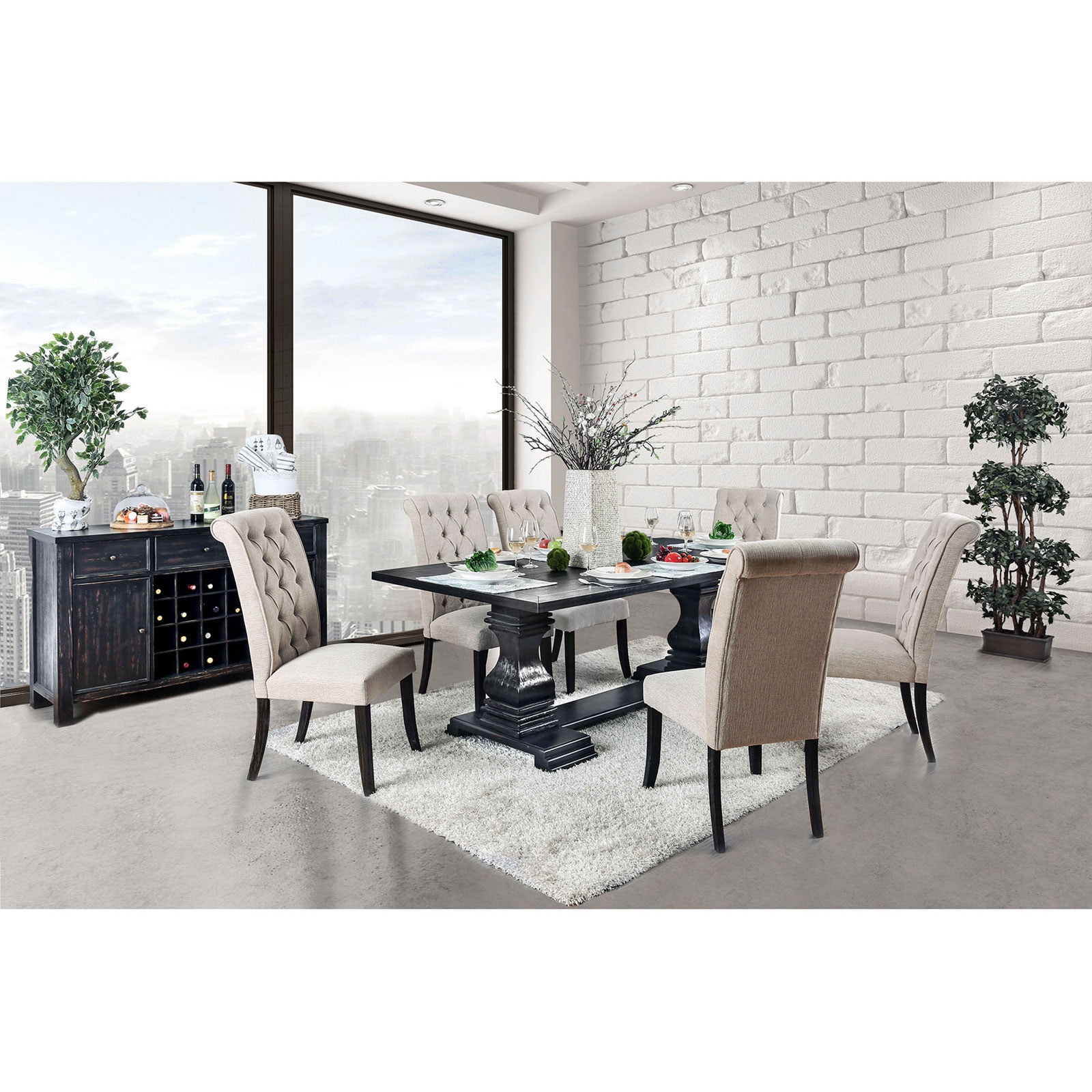 Furniture of America Casual Dining Dining Table CM3840T TABLE Furniture Market Austin TX