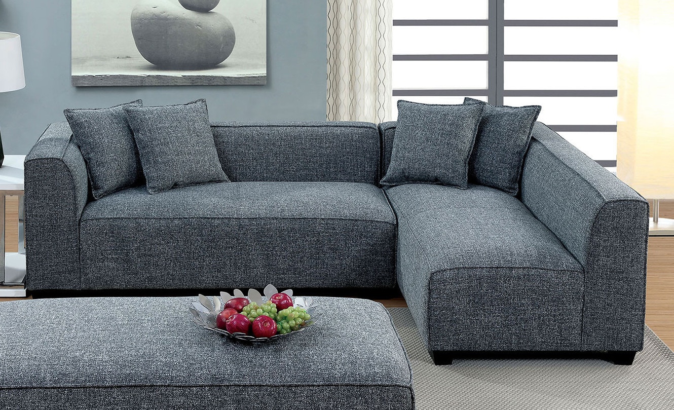 Furniture of America Living Room Sectional CM6120-SECTIONAL - Furniture ...