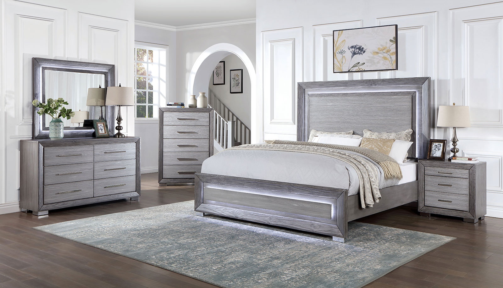 Pale grey bedroom furniture store