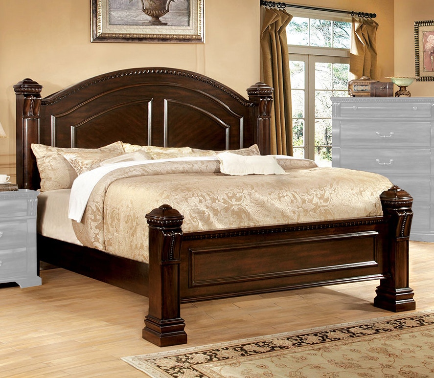 Furniture of America Bedroom Eastern King Bed CM7791EK BED Furniture Market Austin TX