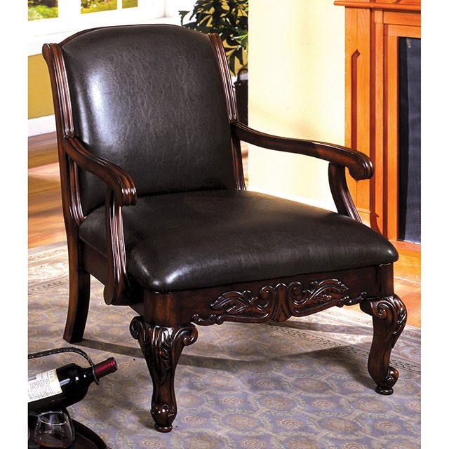Antique wood accent chair store
