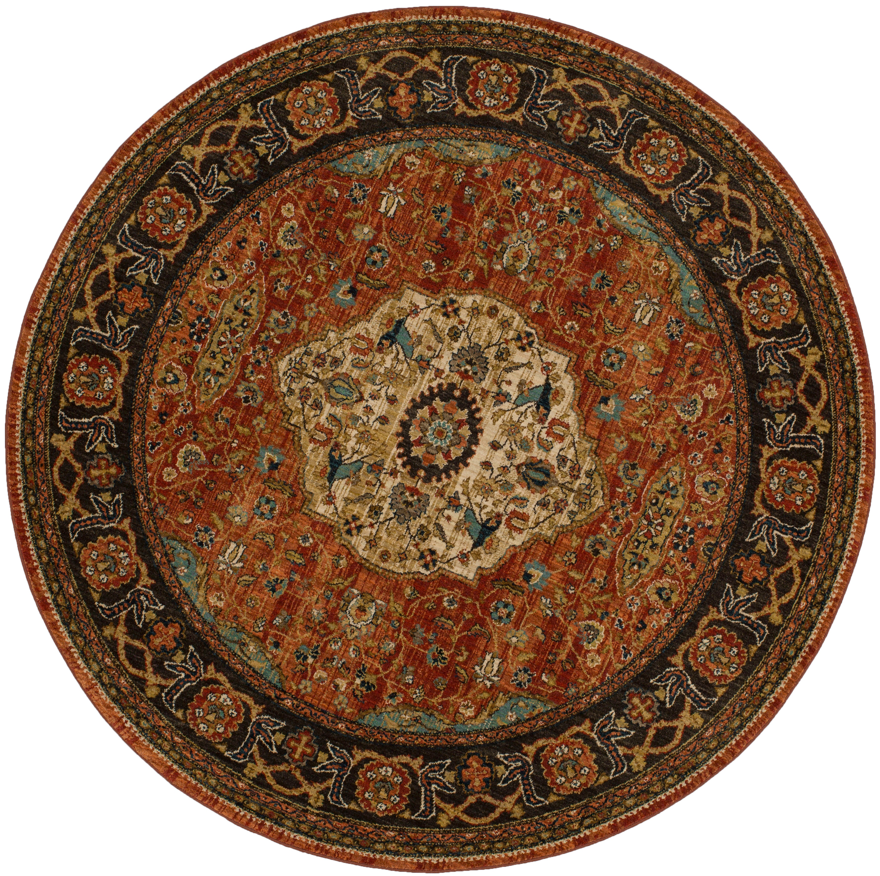 Karastan Spice Market 90661 90097 R096 Spice Market Petra Multi 8'ROUND ...