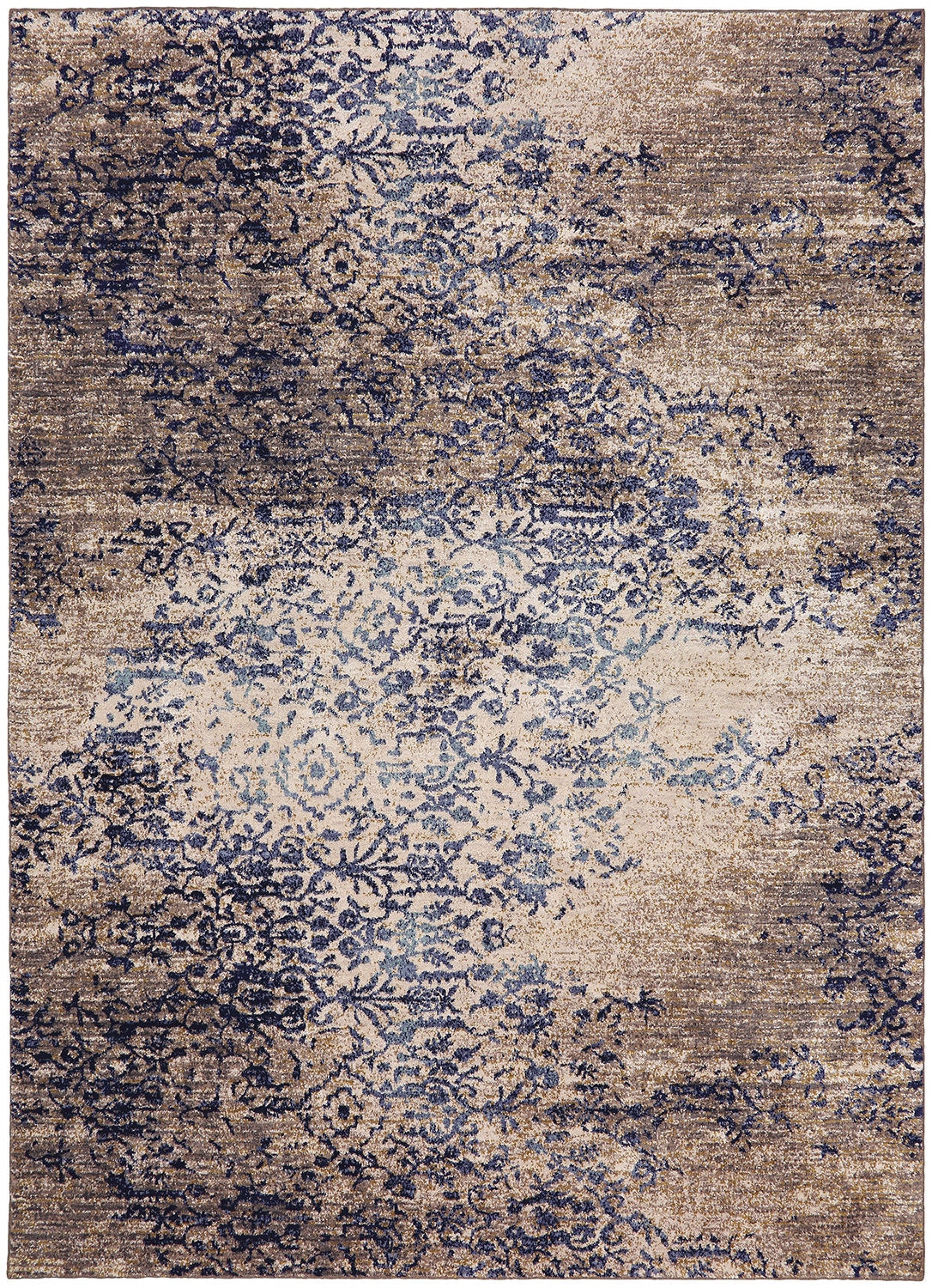 Karastan Cosmopolitan 90953 50134 Cosmopolitan Indigo Rug