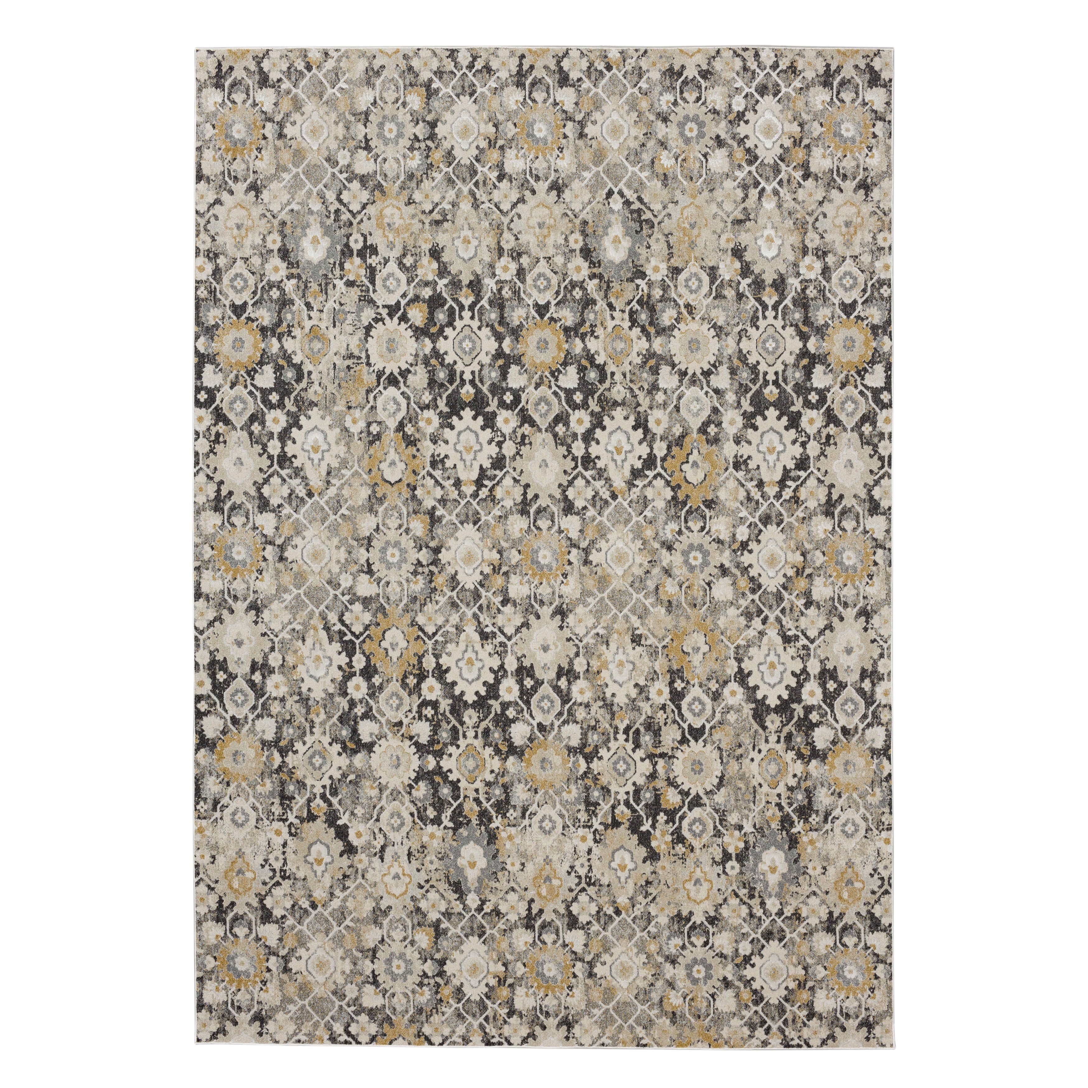 Karastan Area Rugs Windermere Ireby Gray 6'6" x 9'10" Rectangle Rug ...