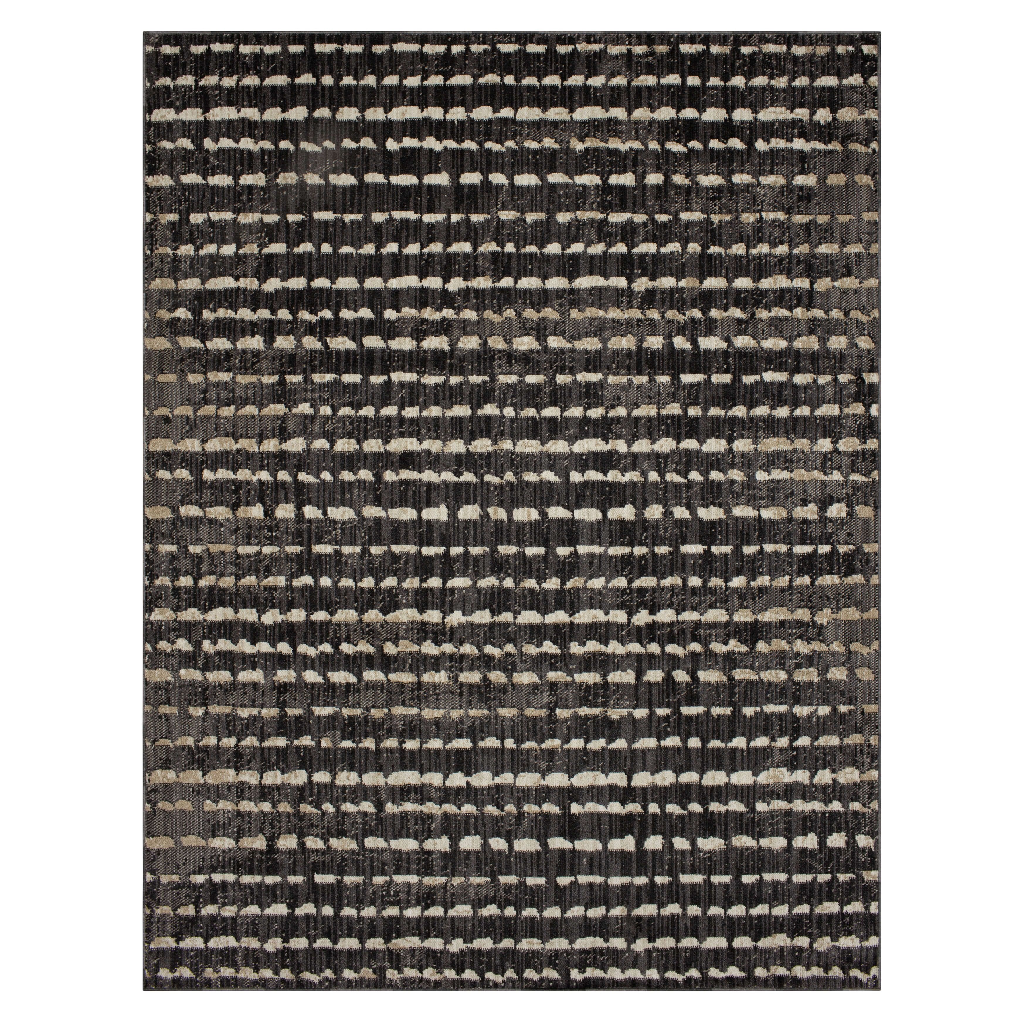Karastan Area Rugs Voyage By Bobby Berk Vista Black 5'3" x 7'10 ...