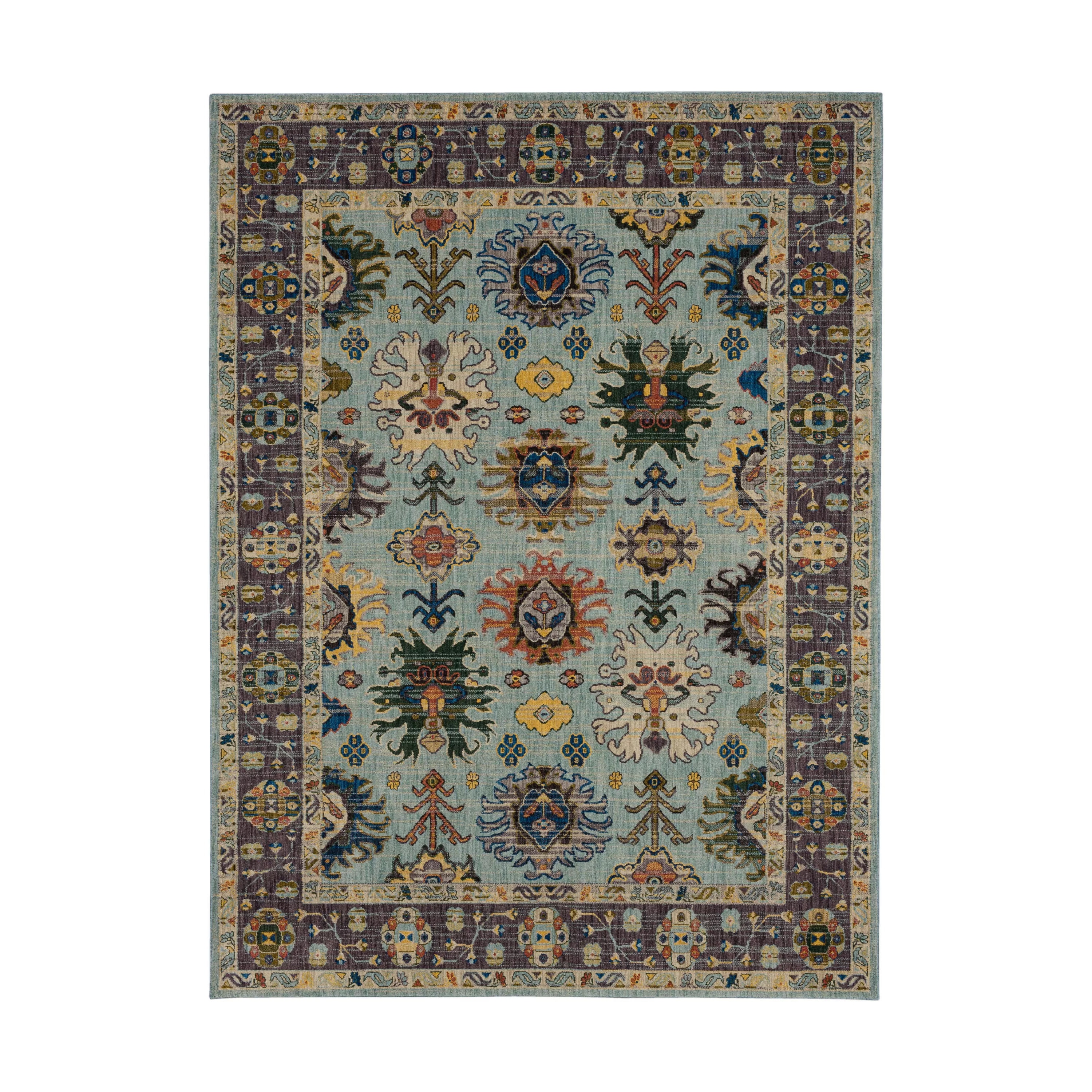 Karastan Area Rugs Pandora Obsession Blue 5'3" x 7'10" Rectangle Rug ...