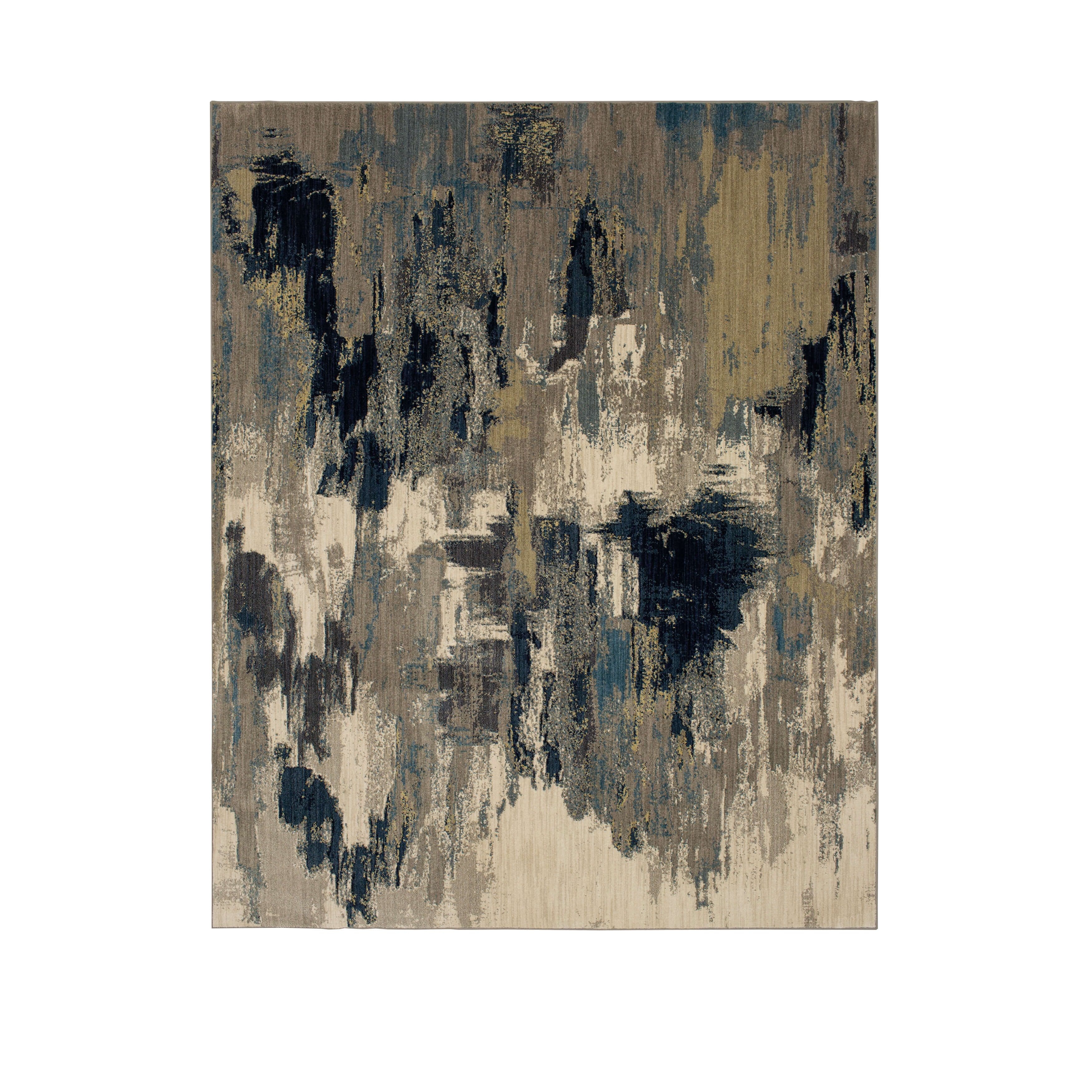 Karastan Area Rugs Elements Orphic Indigo 5'3" x 7'10" Rectangle Rug ...