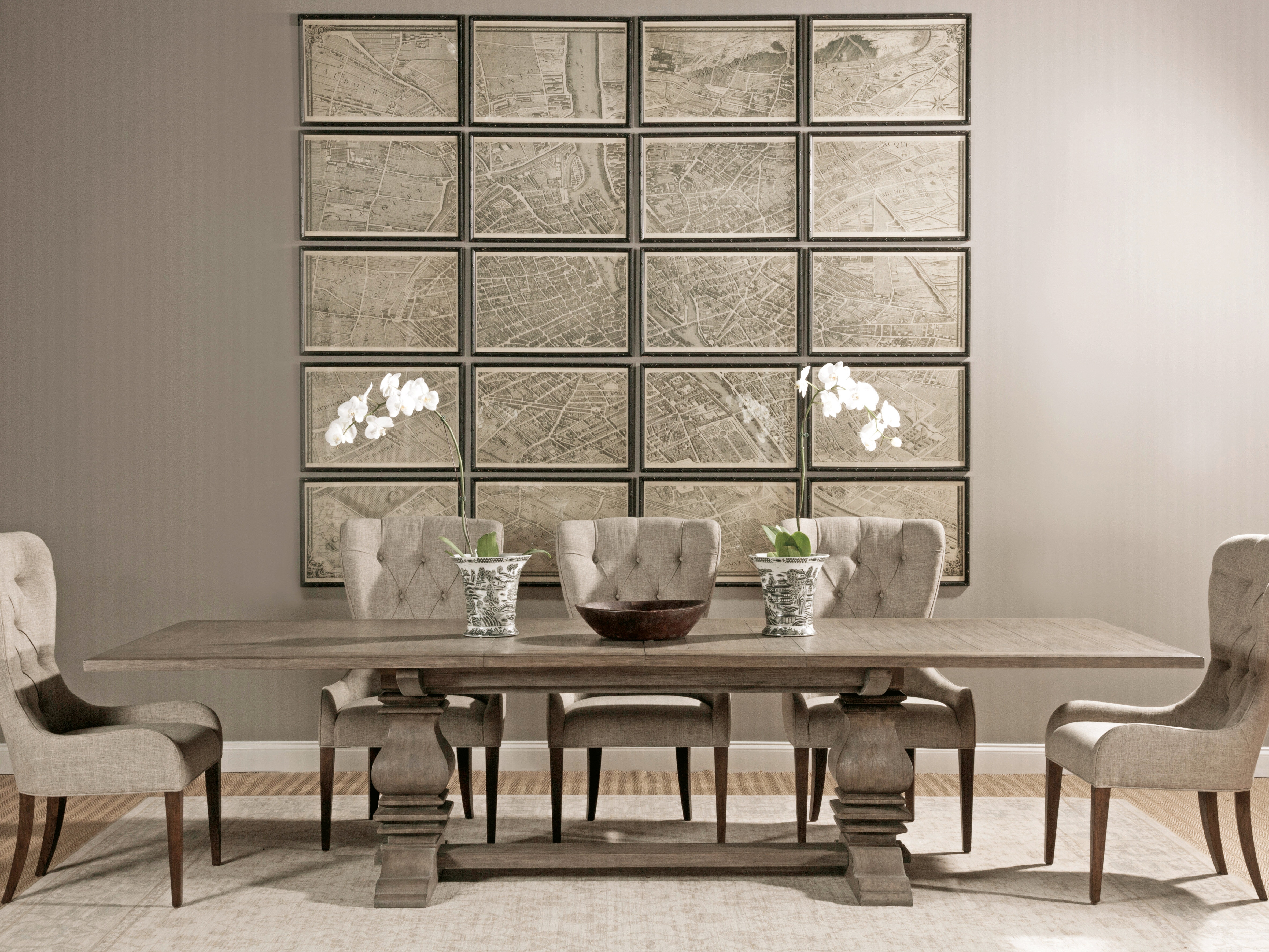 Artistica Home Casual Dining Axiom Rectangular Dining Table- Grigio ...