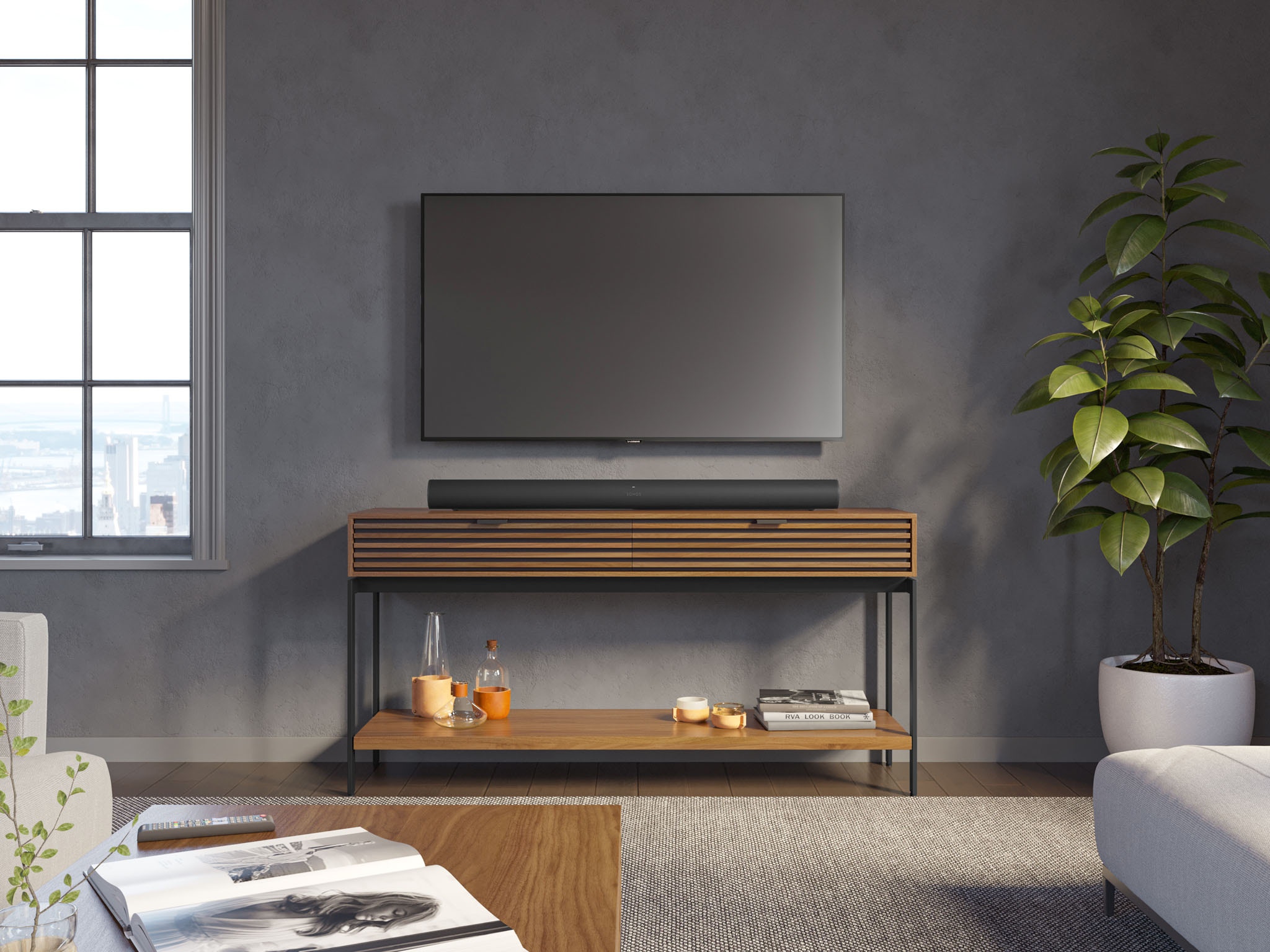 BDI Home Office Cora 1173 Console Table 1173 - Woodbridge Interiors ...