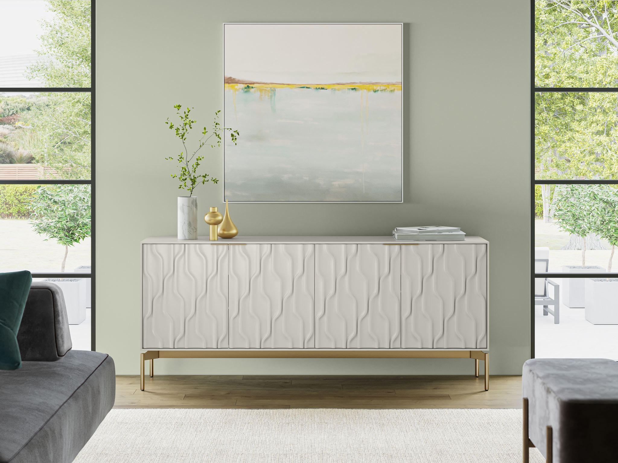 BDI Mesa Mesa 7639 Storage Credenza 7639 ST-BR - Portland, OR | Key ...