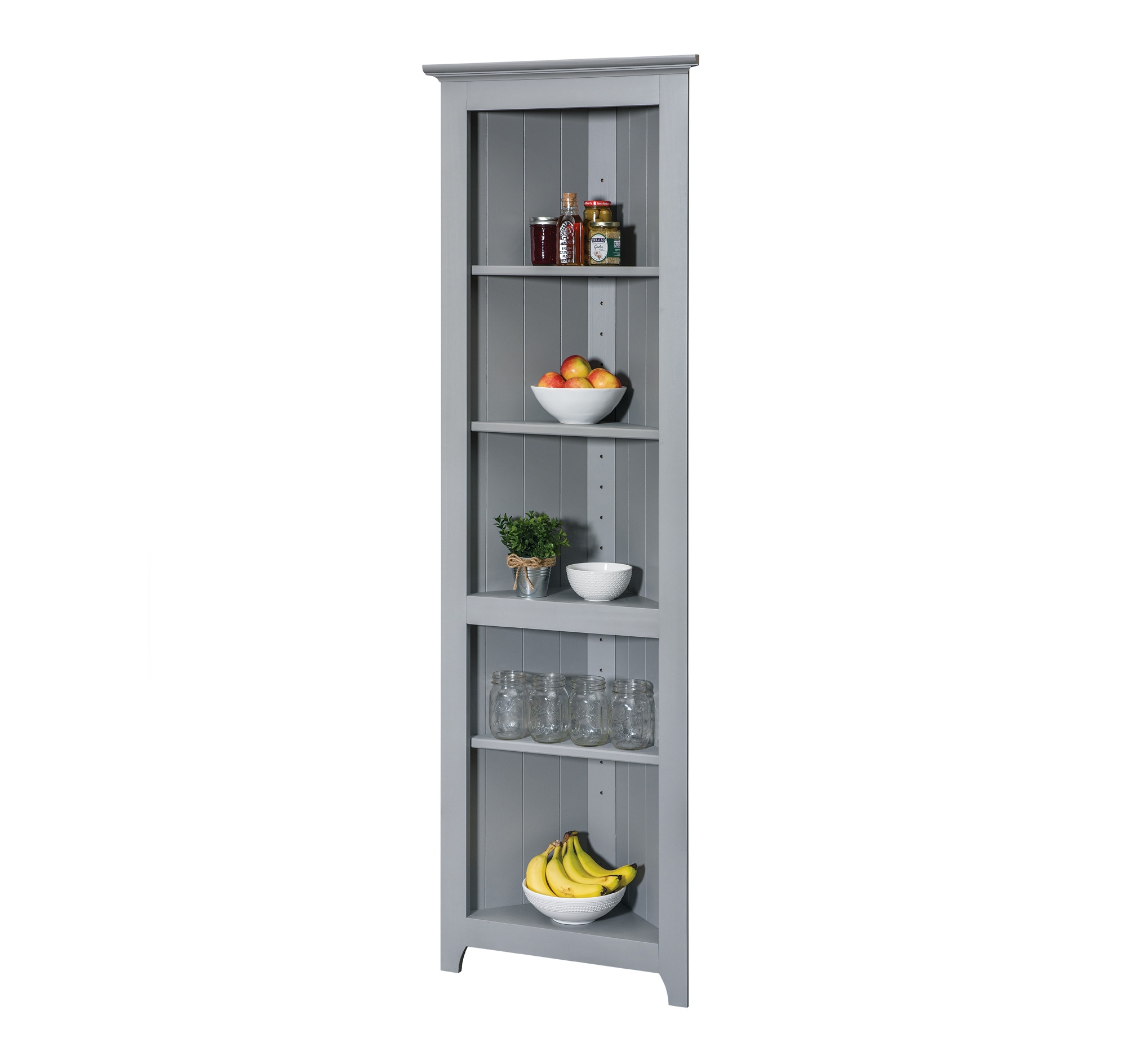 Archbold Furniture Pine Cabinets and Bookcases Corner Shelf 72272 ...