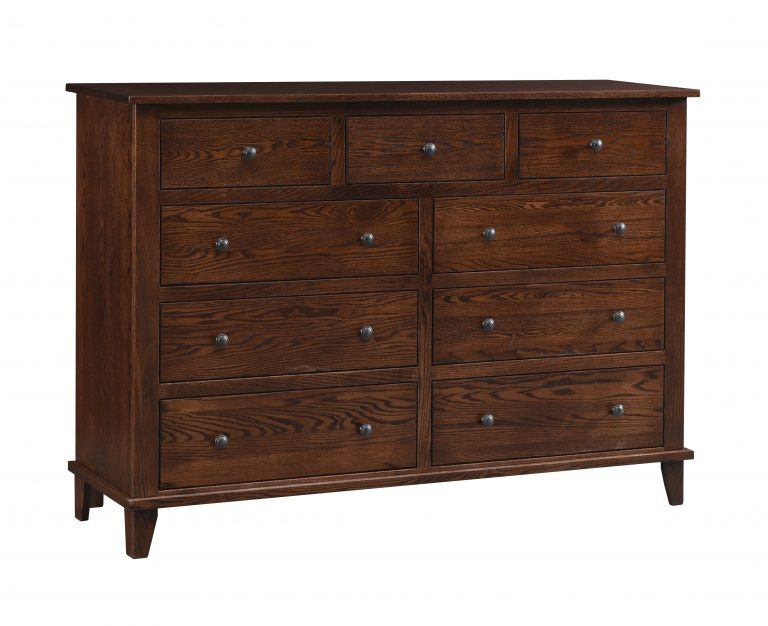 Archbold Furniture Bedroom Franklin 9 Drawer Dresser 20091 - Art Sample ...
