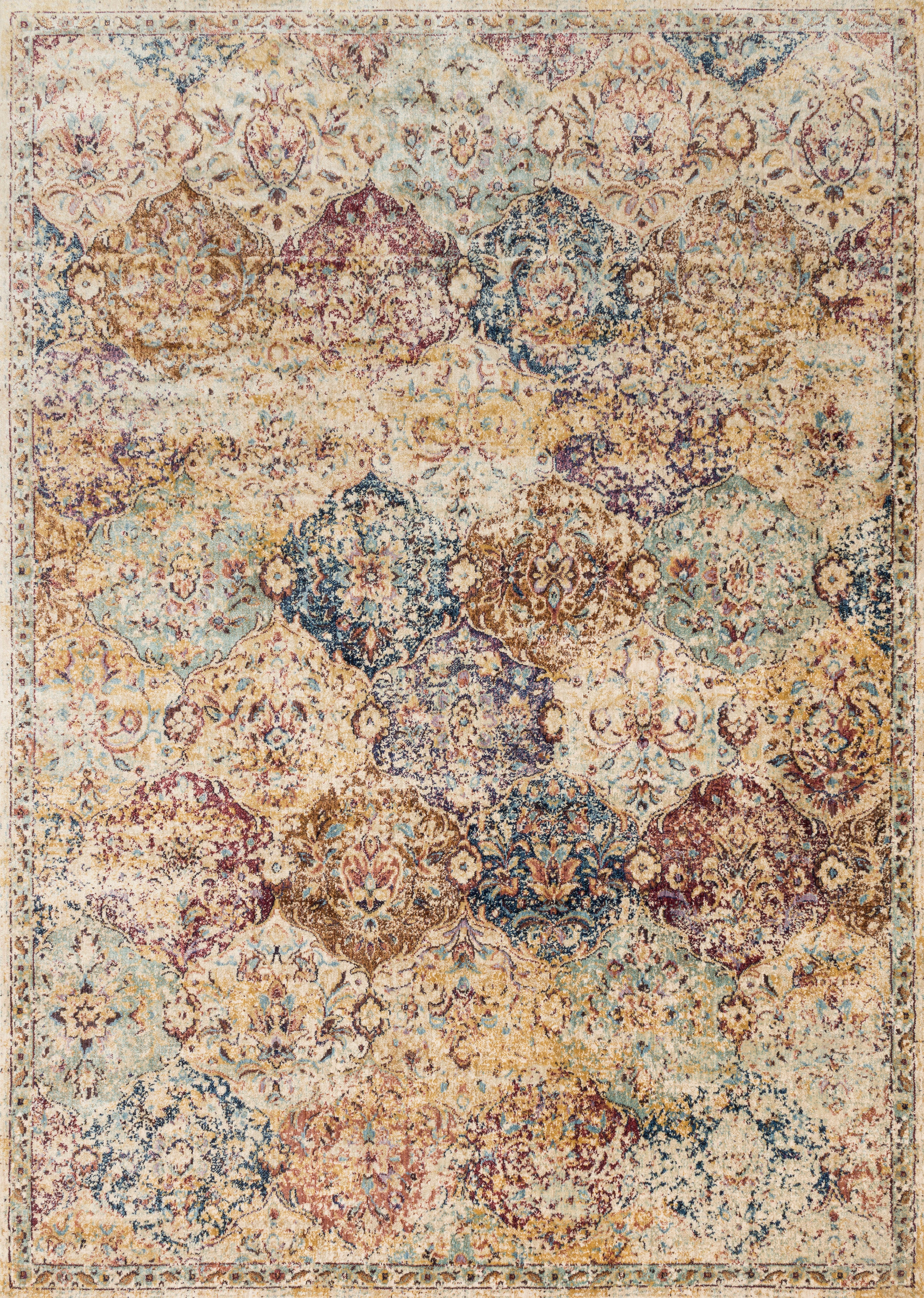 Loloi Area Rugs Anastasia Rug AF-12 Ivory/Multi - Carol House Furniture ...