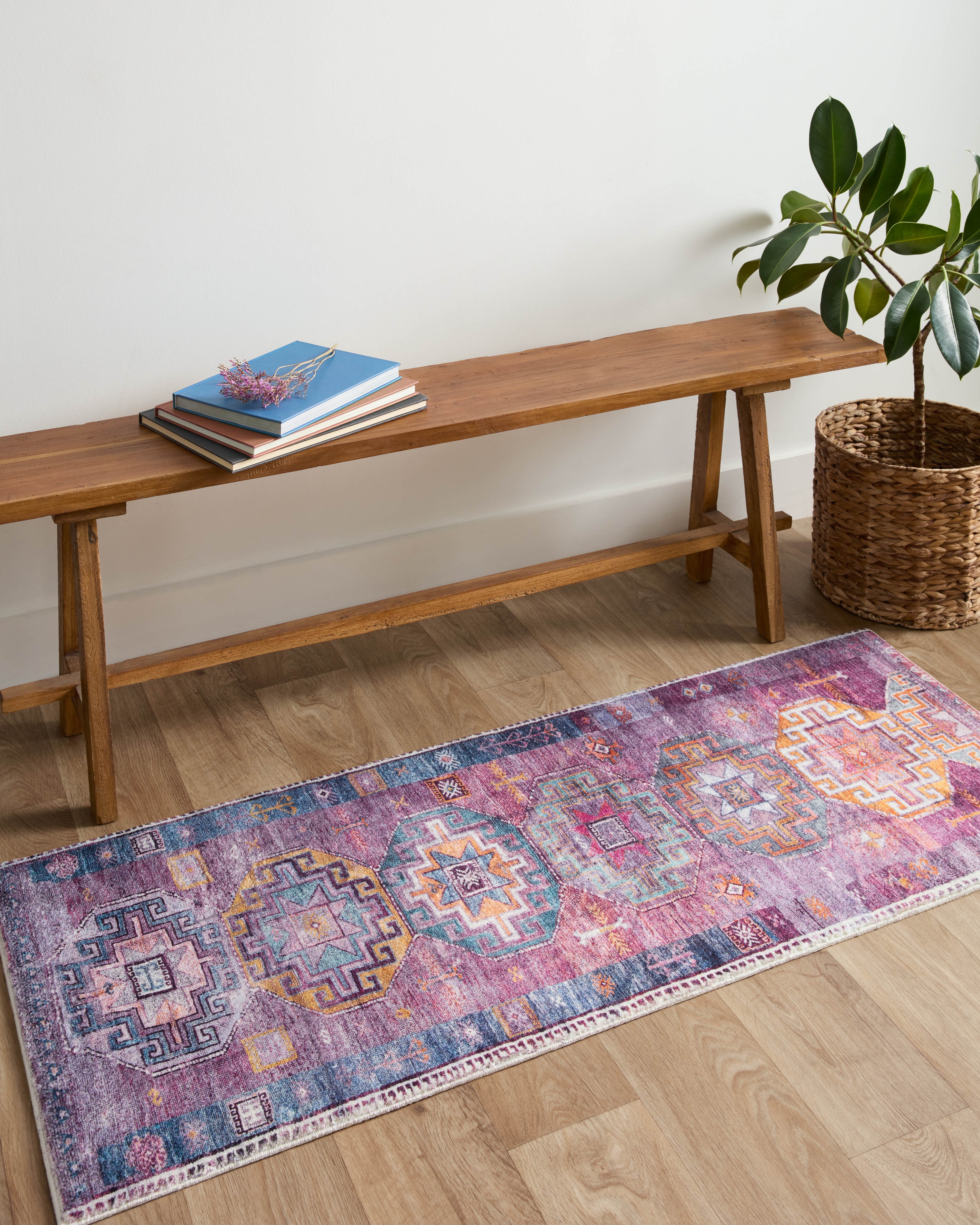 Loloi Area Rugs FIONA B20342 BLUE/PURPLE 2'0" X 5'0" ACCENT RUG ...