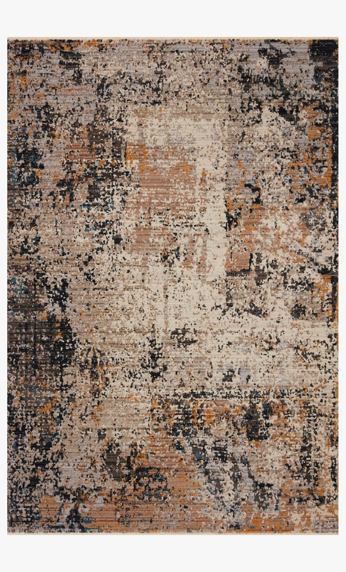 Loloi Area Rugs LEIGH LEI-04 SILVER/MULTI 6'7" X 9'6" AREA RUG LEIGLEI ...