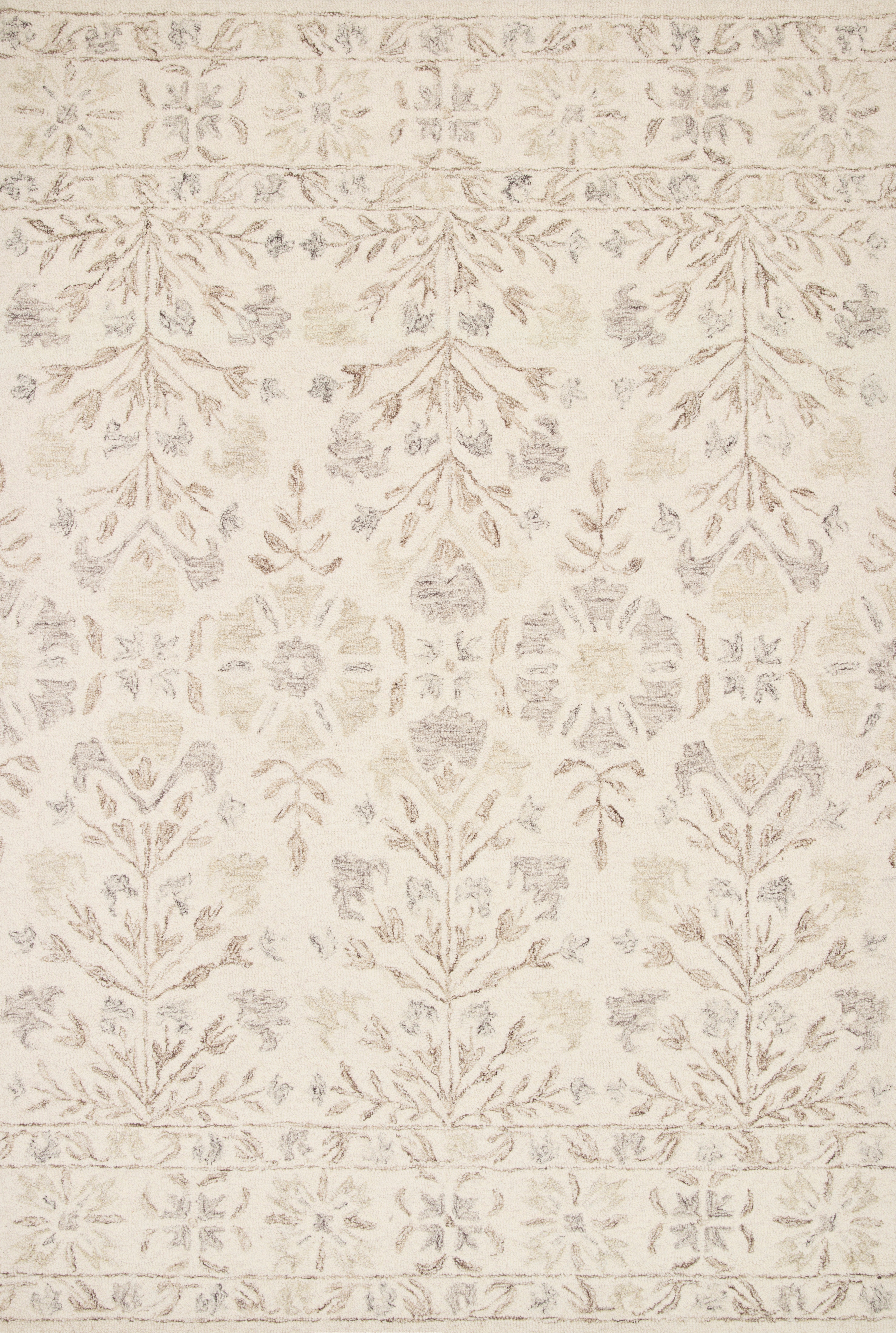 NORABEL NOR-02 IVORY/NEUTRAL 2'3" X 3'9" ACCENT RUG LLINORBNOR02IVNE2339