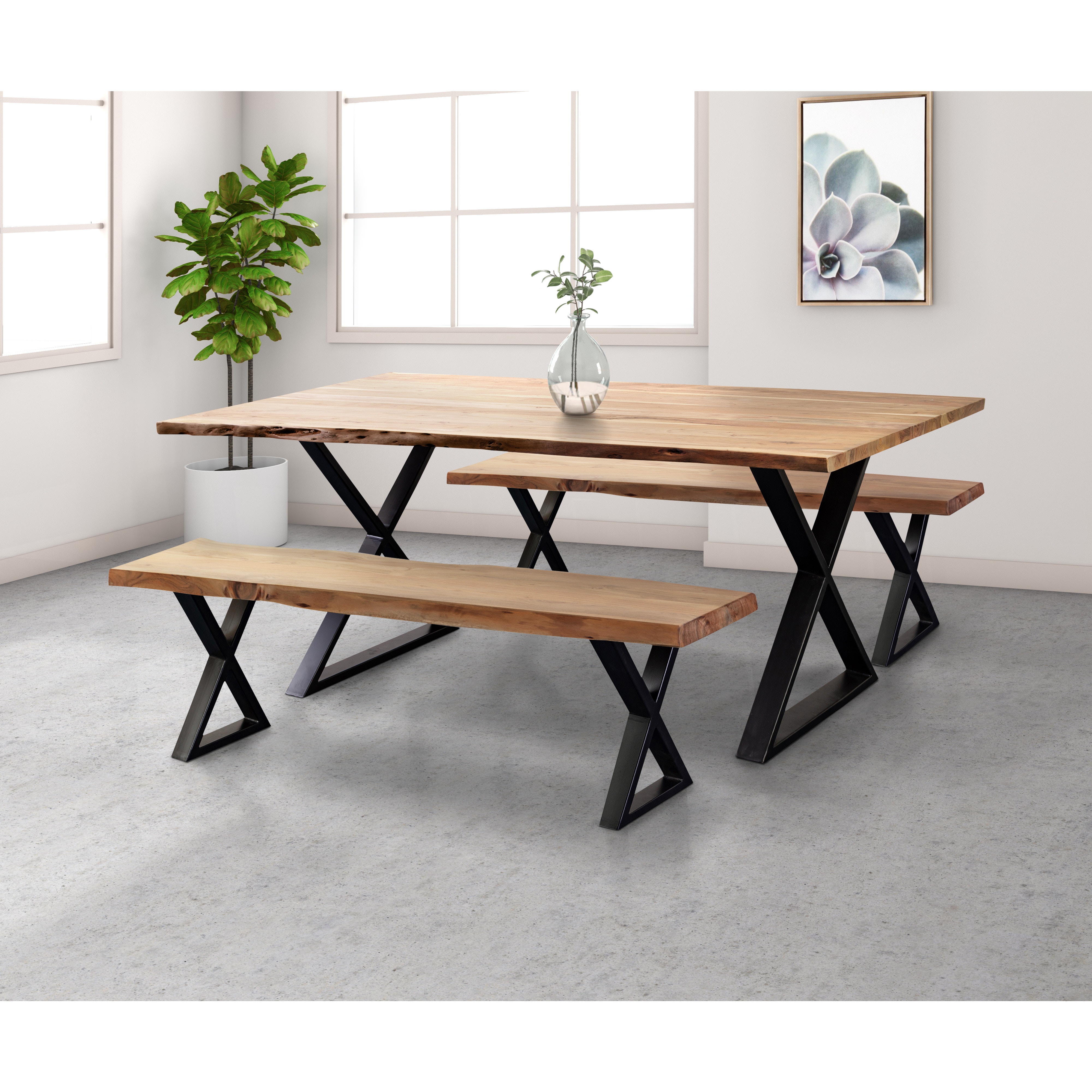 Porter Designs Manzanita Manzanita Dining Table Natural X 07-196-01 ...