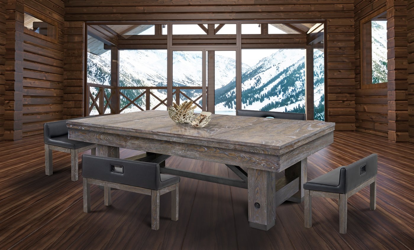 Legacy Billiards Casual Dining Pool Table Cimarron 8 Foot Billiard ...