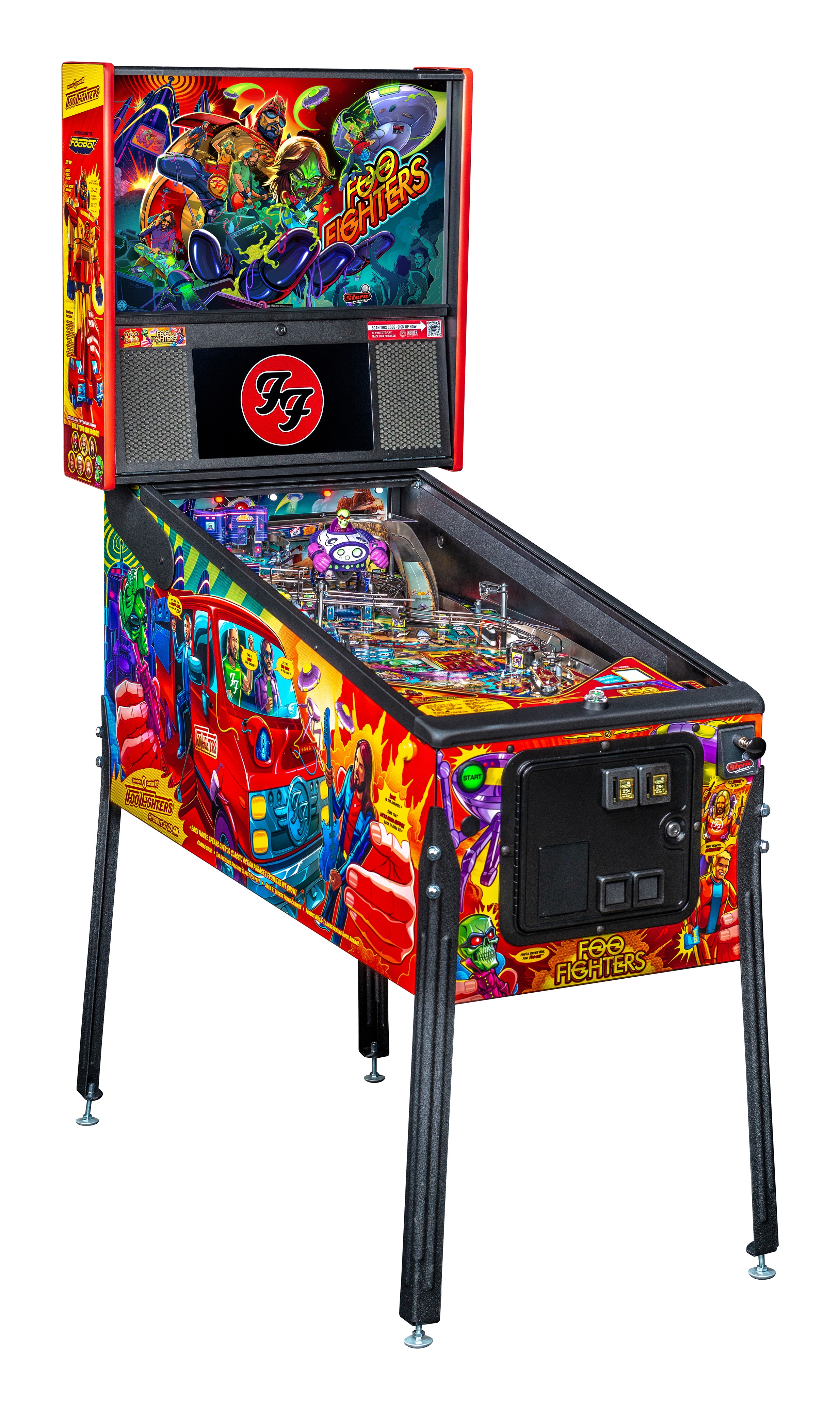 Stern Bar and Game Room Pinball Foo Fighters Premium - Aminis