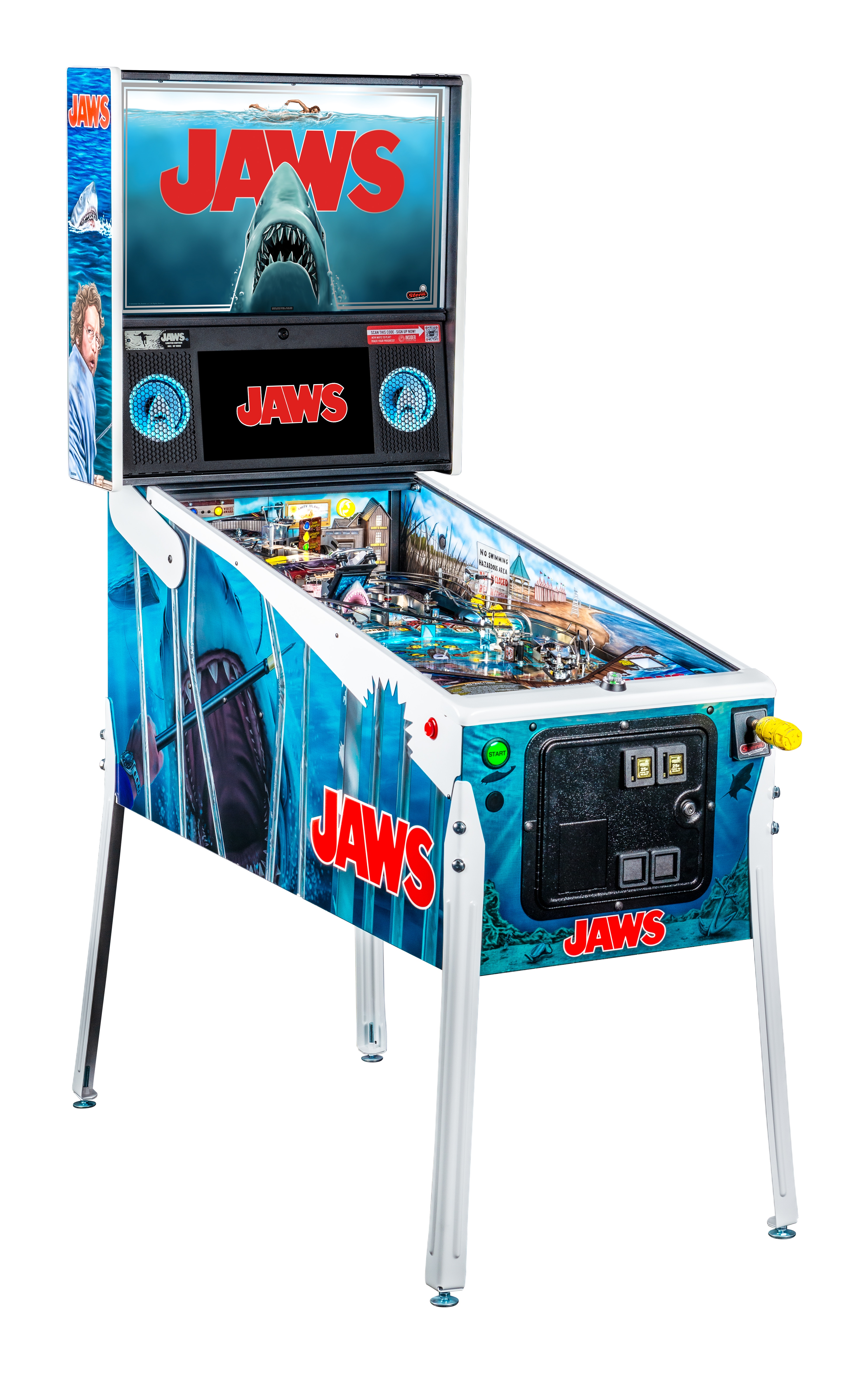 Stern Bar and Game Room Pinball Jaws LE - Aminis