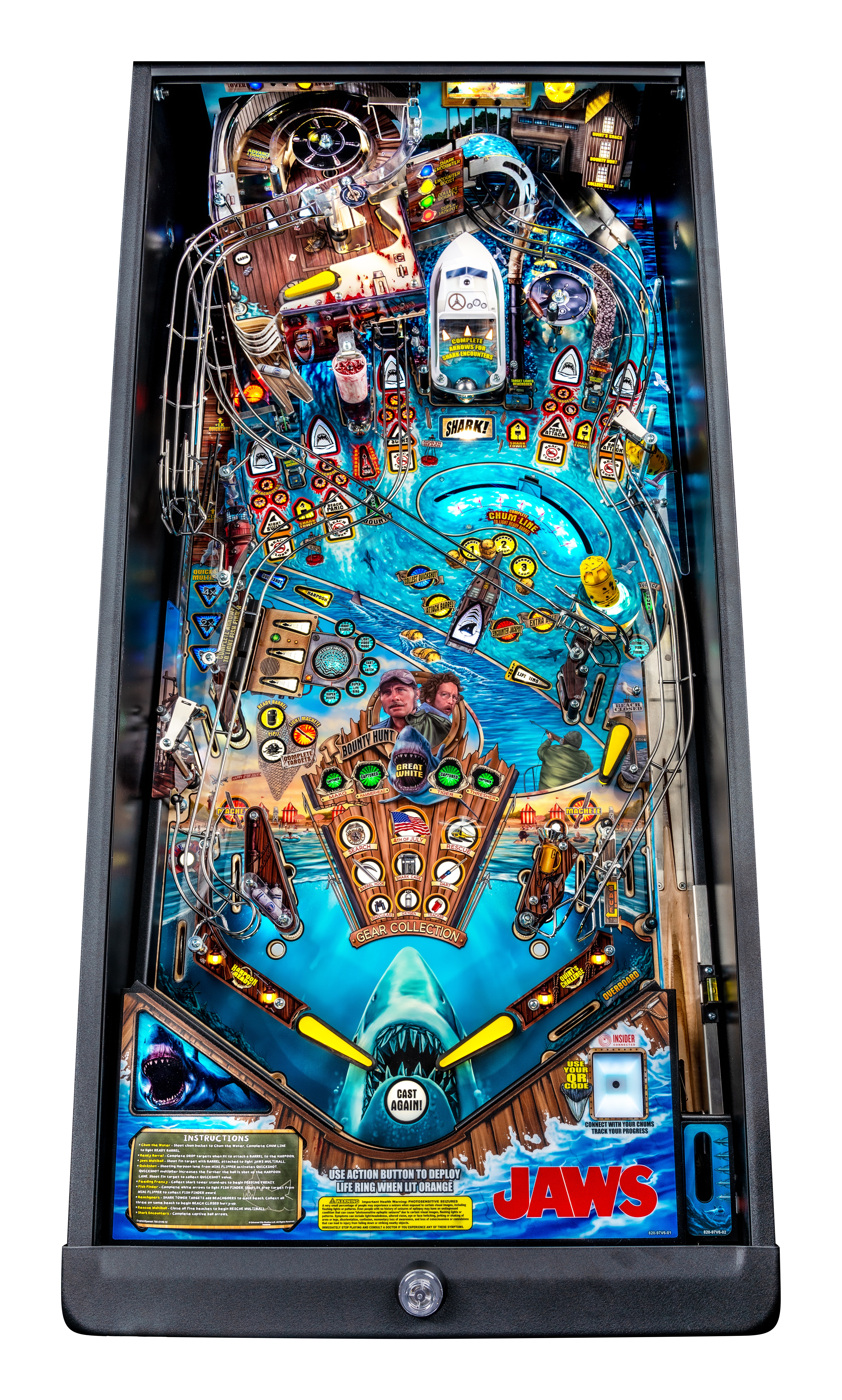 Stern Bar and Game Room Pinball Jaws Premium - Aminis