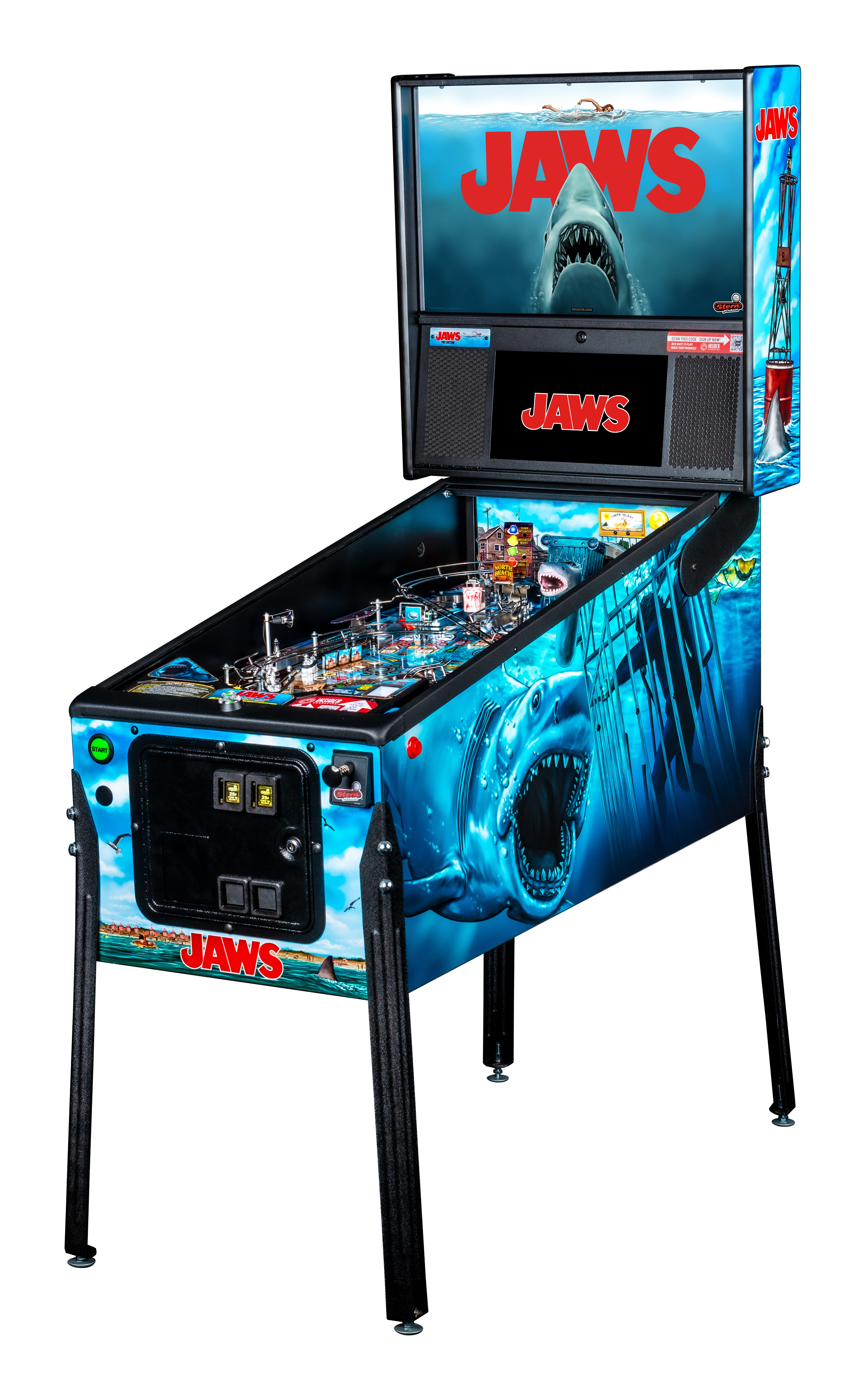 Stern Bar and Game Room Pinball Jaws Pro - Aminis