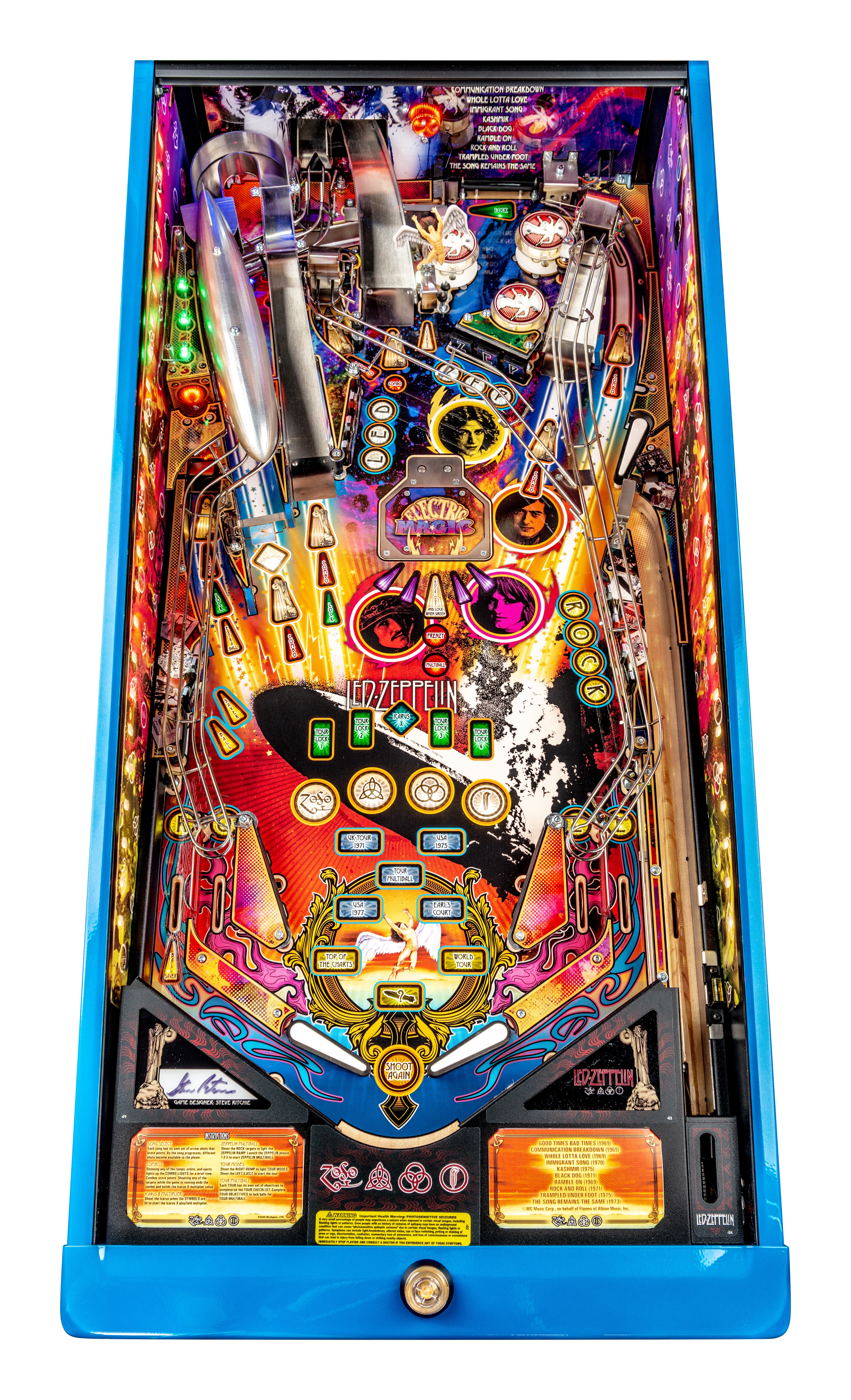 Stern Bar and Game Room Pinball Led Zeppelin LE - Aminis