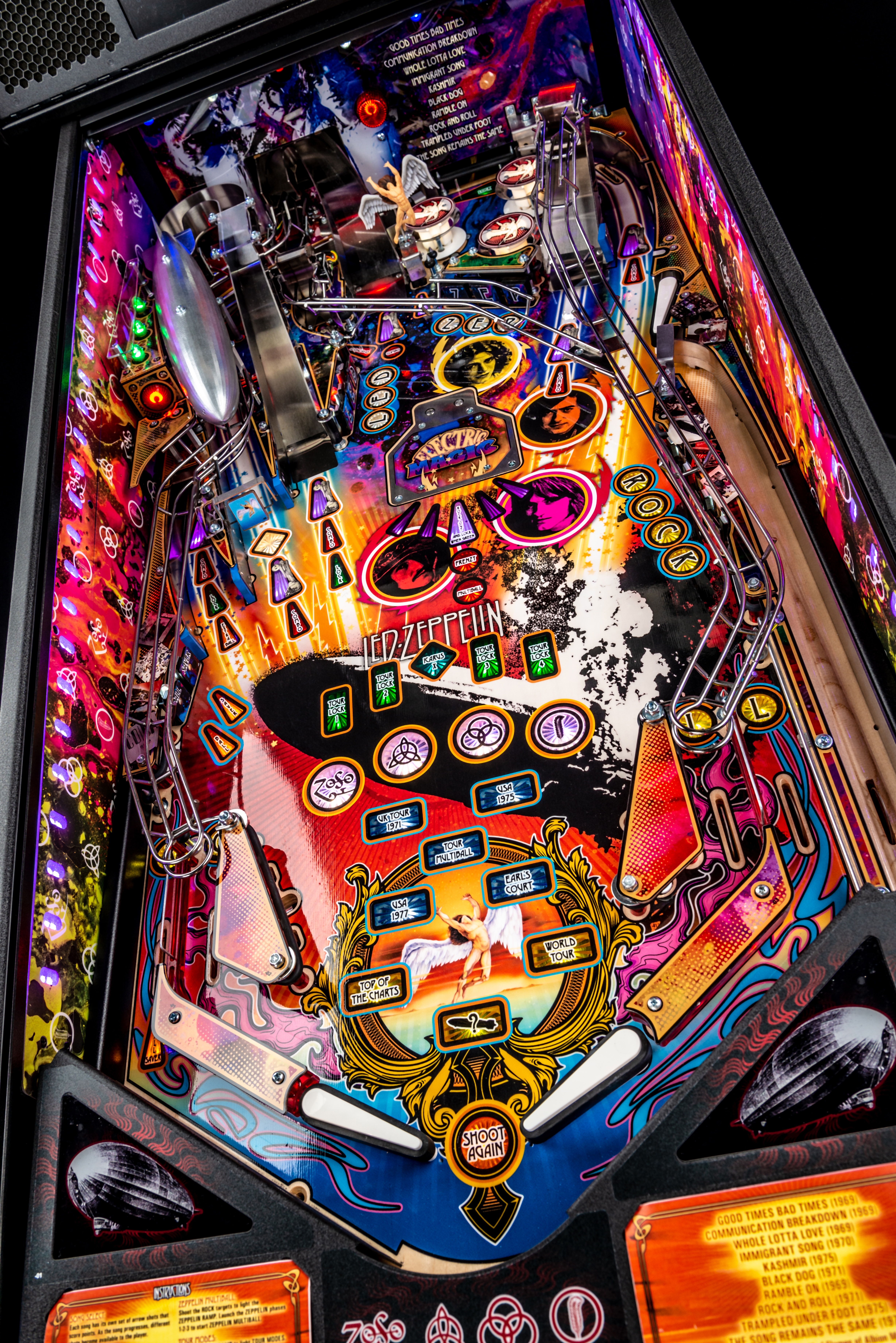 Stern Bar and Game Room Pinball Led Zeppelin Premium - Aminis