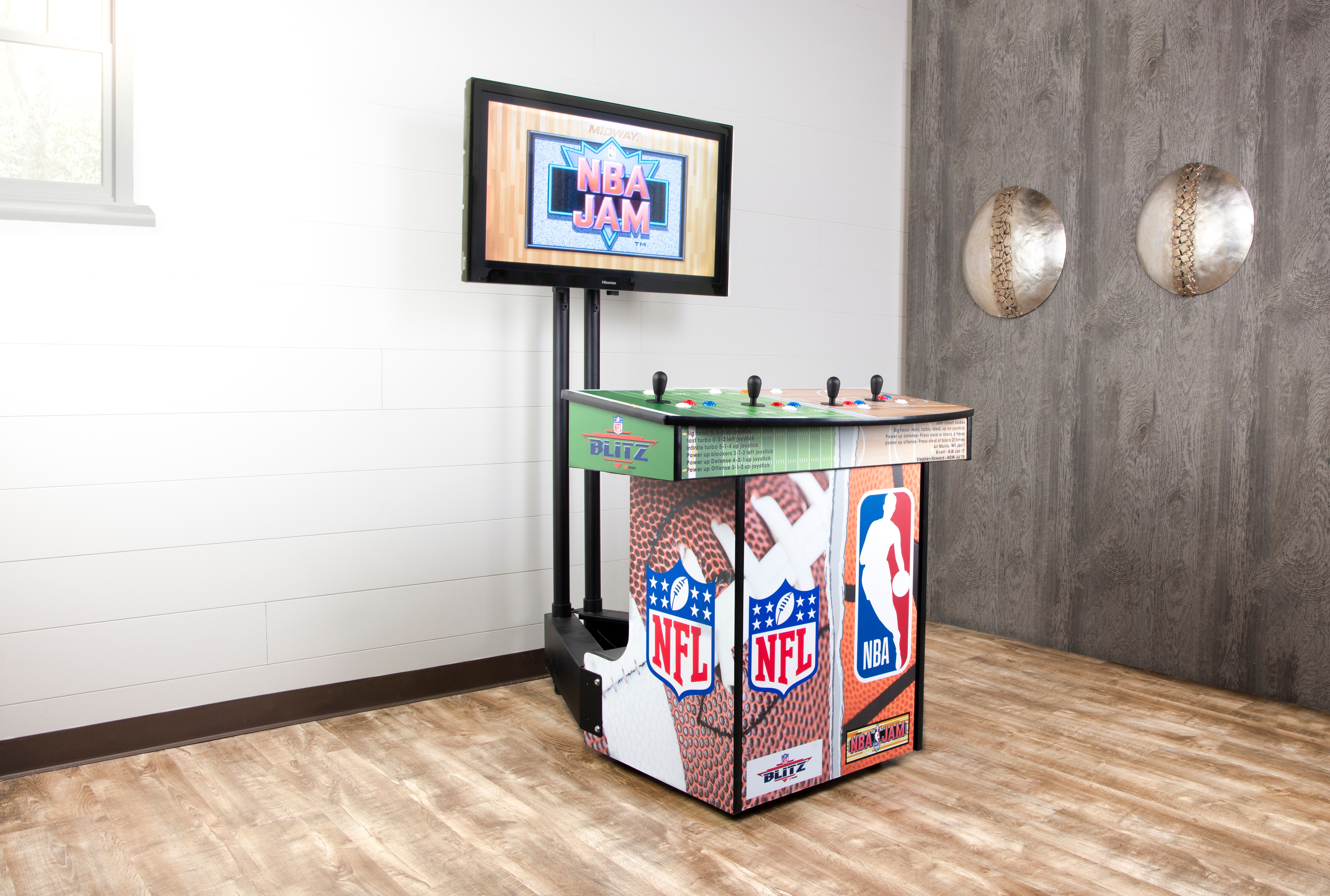 Amini's Family Games Bar and Game Room Classic Arcade NBA Jam - NFL ...