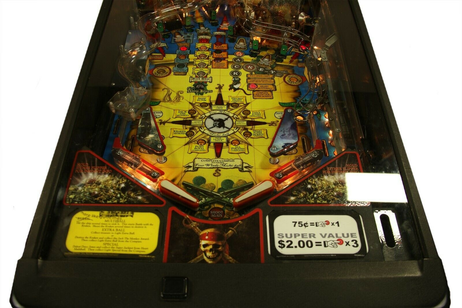 Stern Bar and Game Room Pinball Pirates of the Caribbean - Aminis