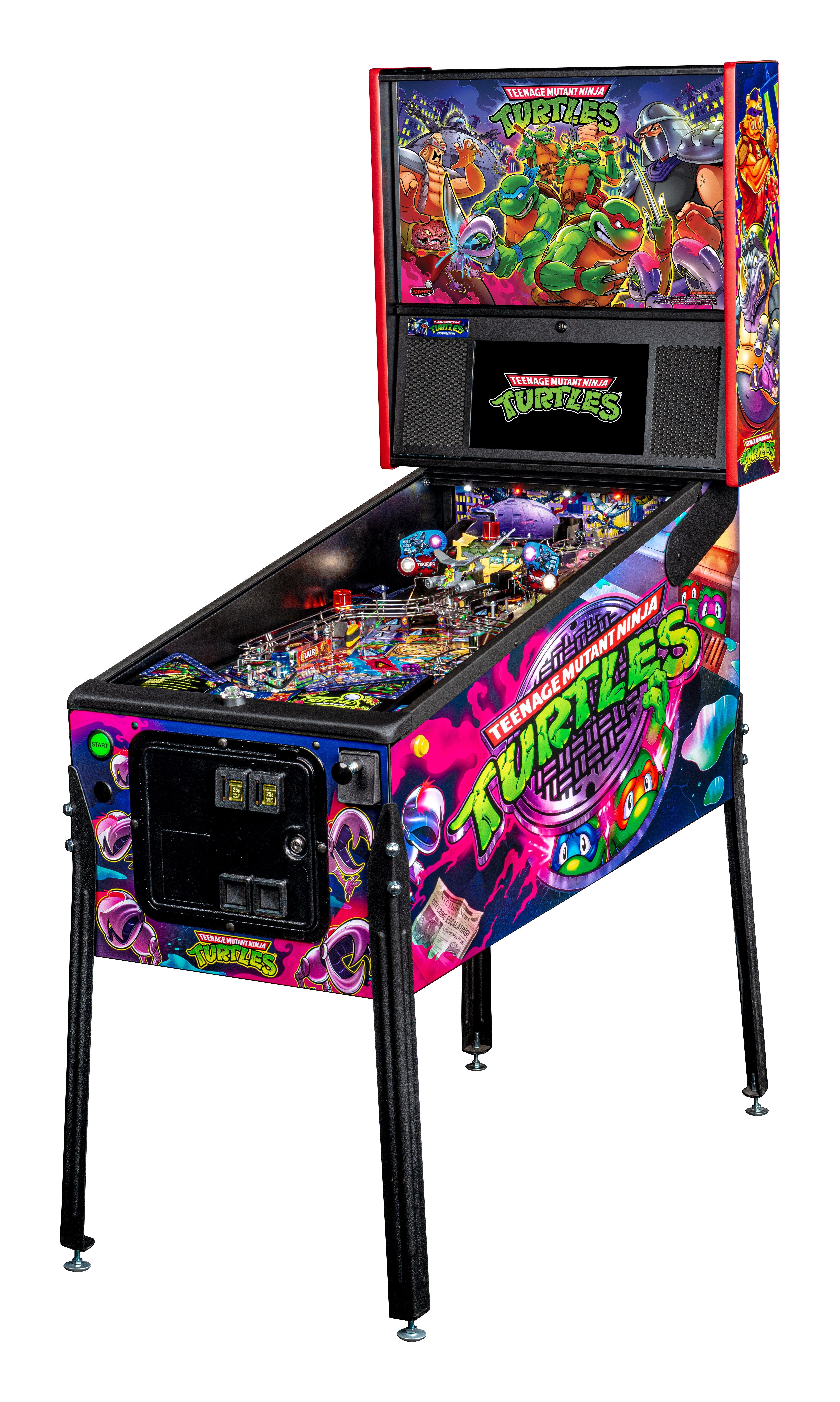 Stern Bar and Game Room Pinball Teenage Mutant Ninja Turtles Premium ...