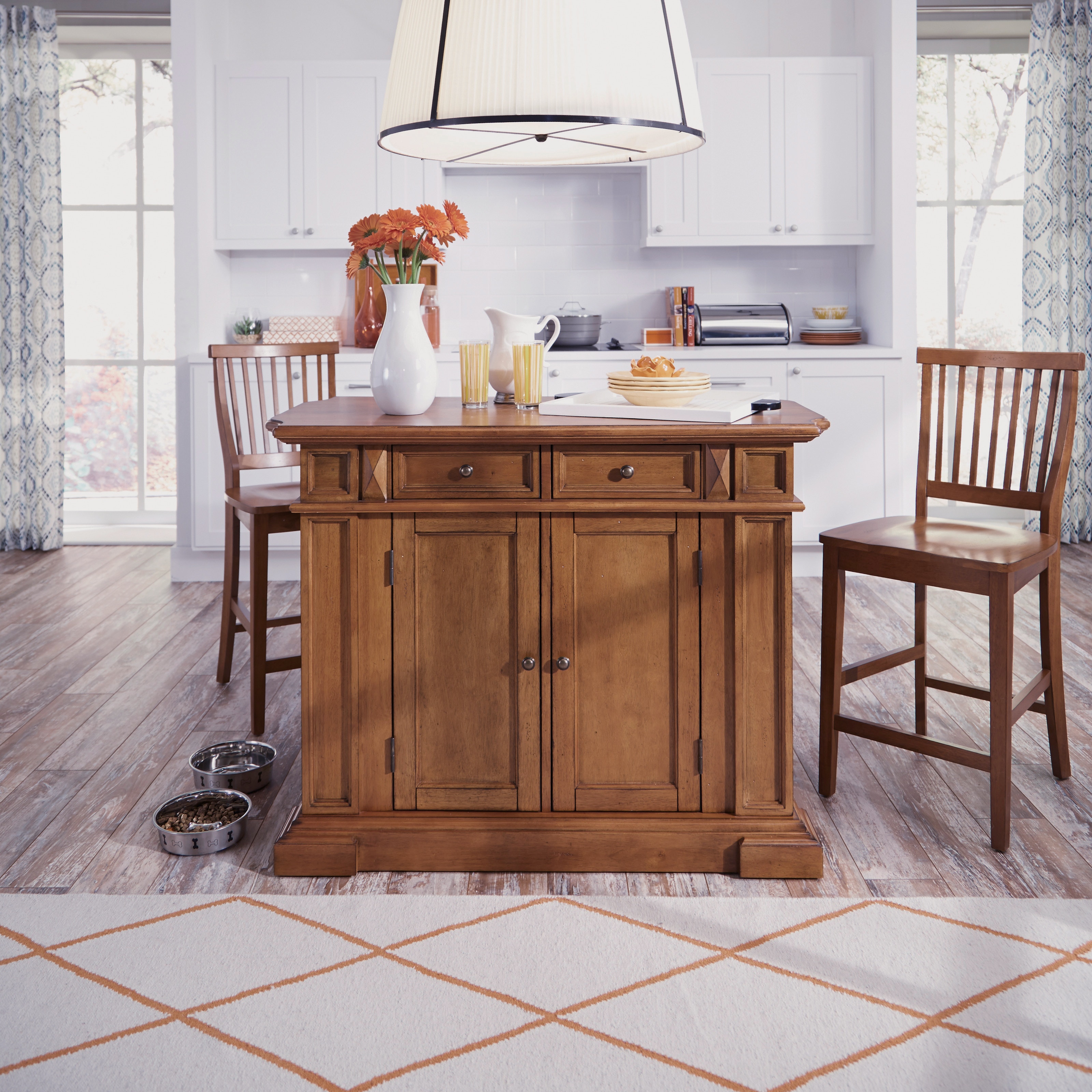 homestyles Casual Dining Kitchen Island Set 5004 948 Furniture Market Austin TX