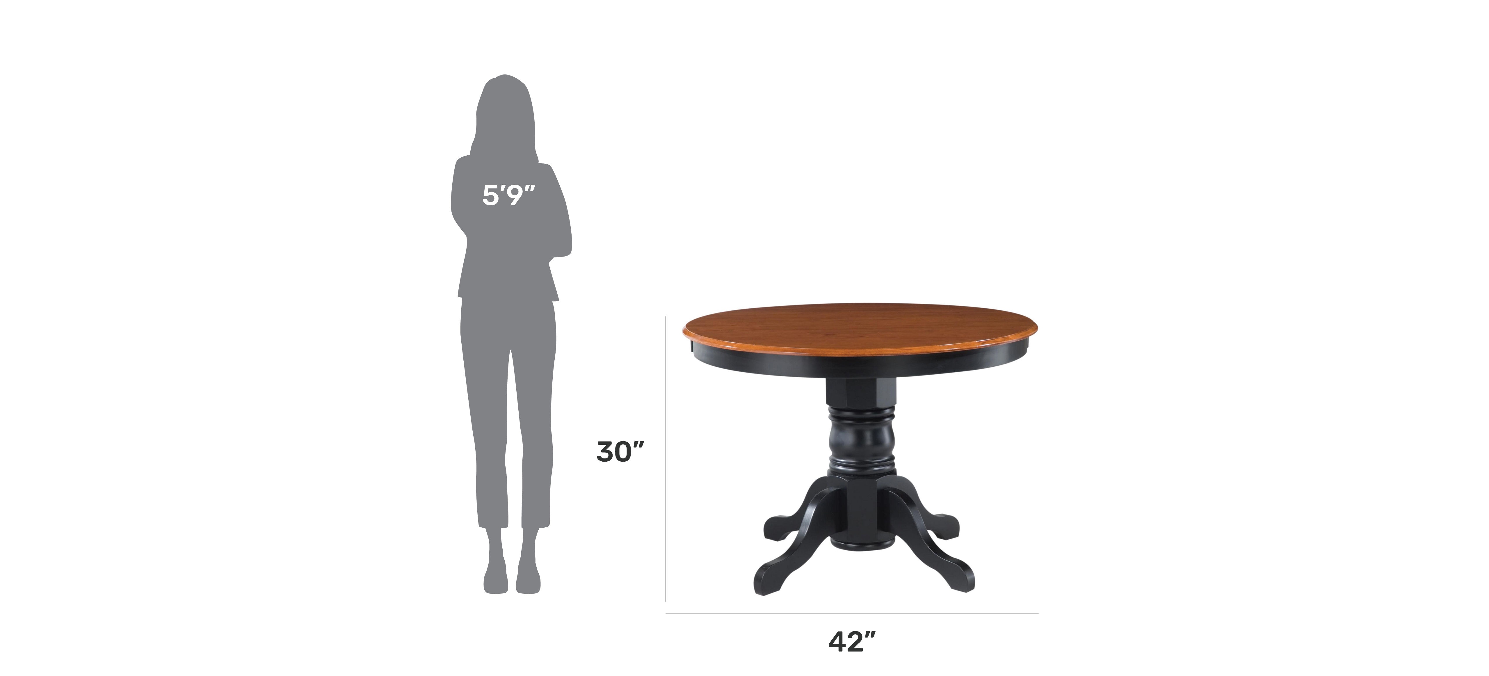 homestyles Bishop 5168-30 Pedestal Dining Table