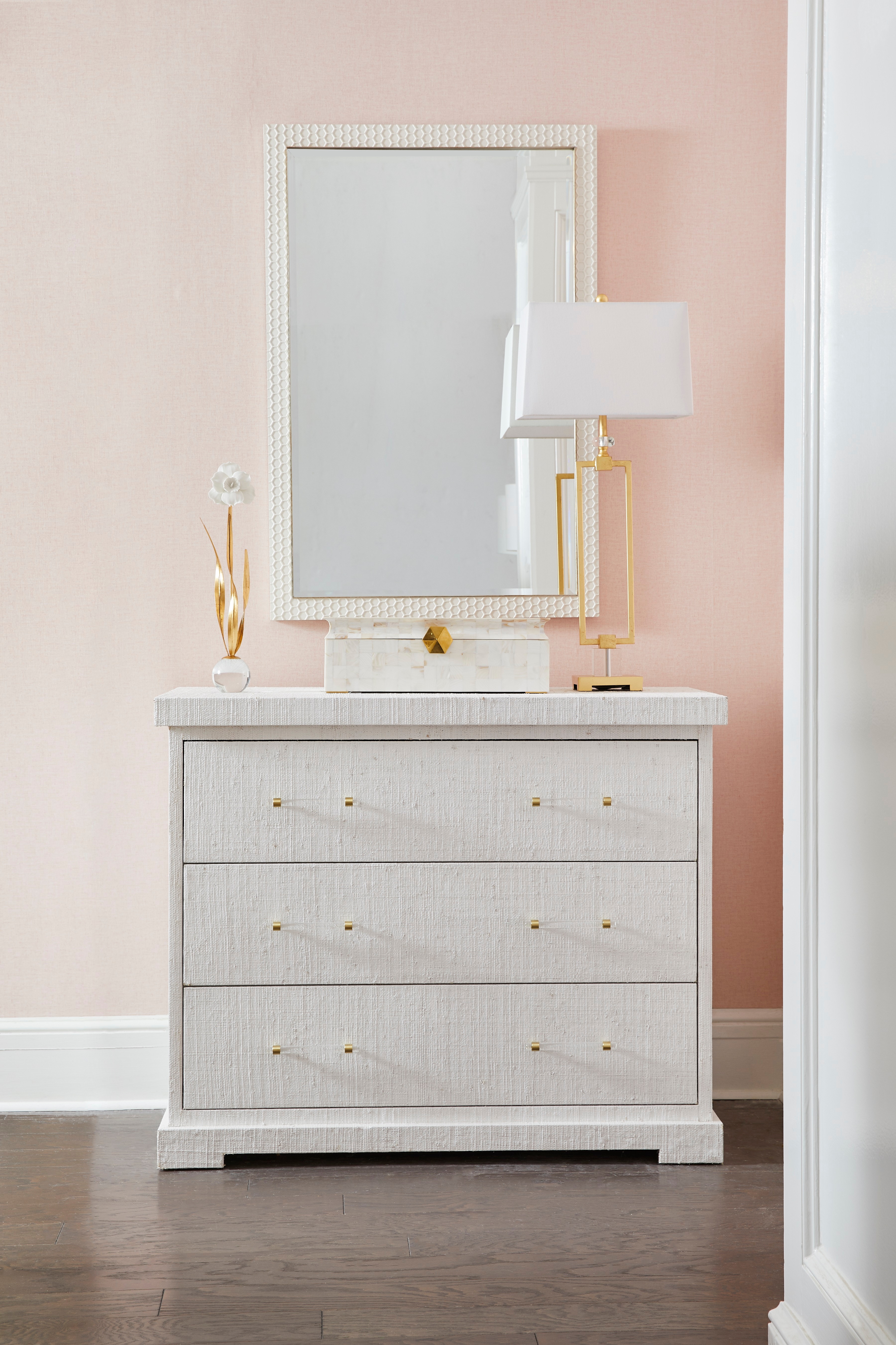 CHELSEA HOUSE 370079 Mirrors April Mirror - White