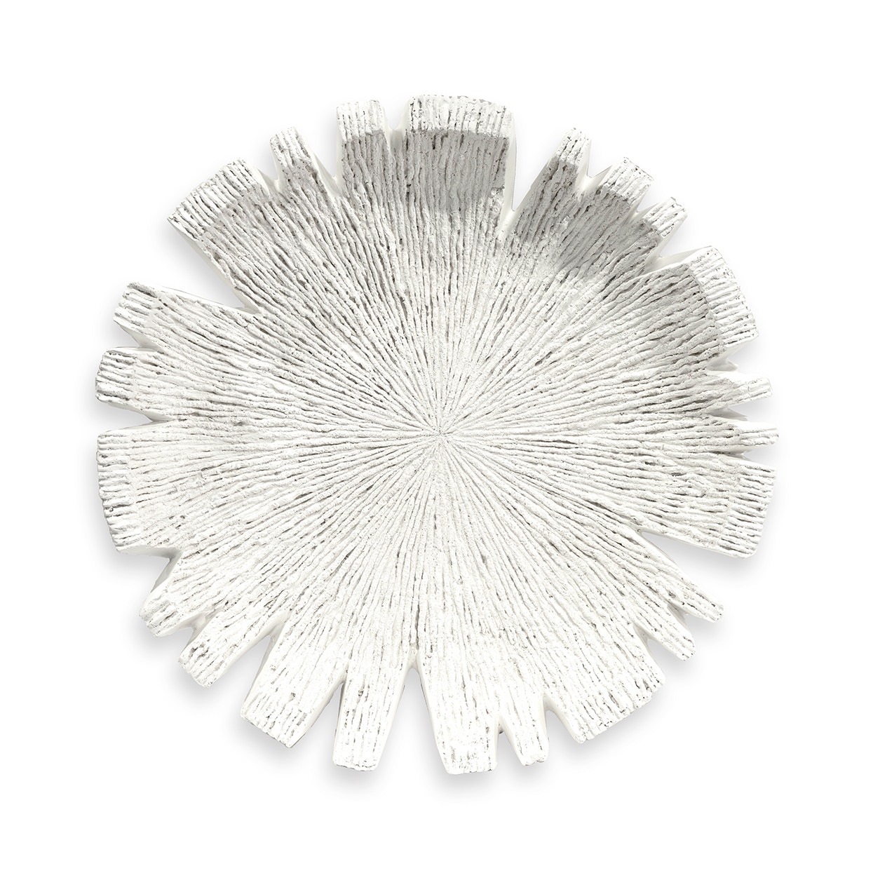 Reef Outdoor Wall Decor Large White | PALECEK