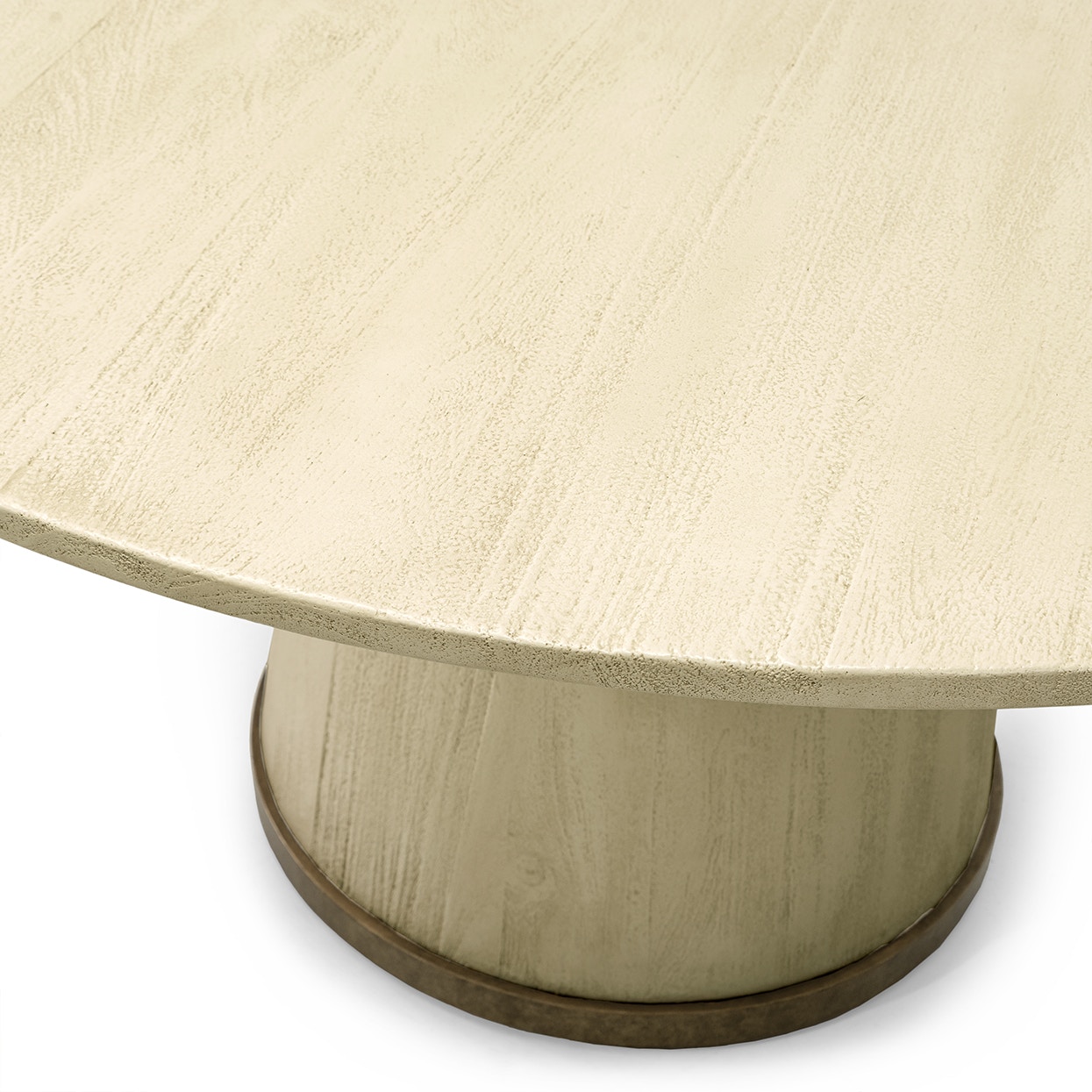 Conrad Dining Table 60, Gold | PALECEK