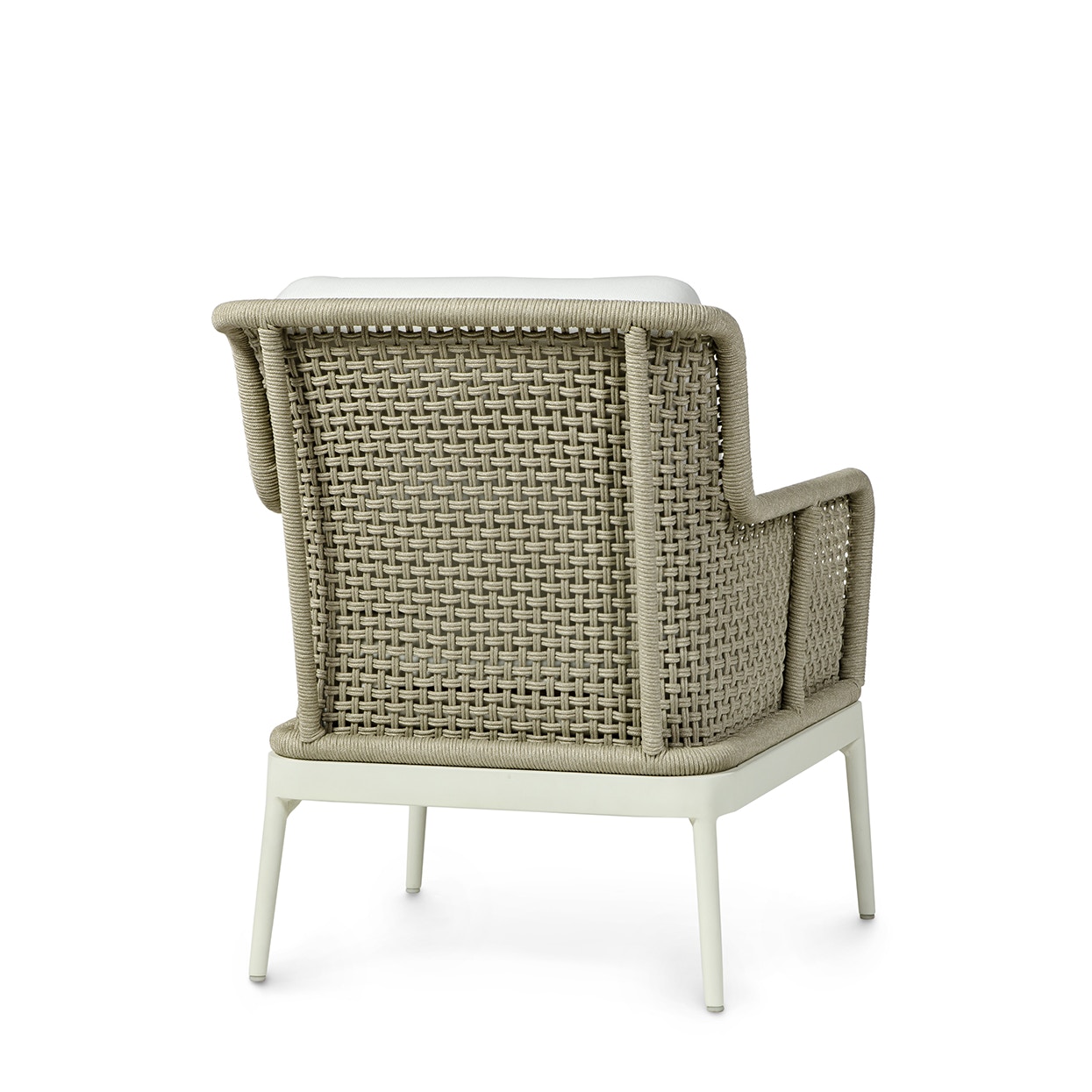Somerset Outdoor Lounge Chair Ivory | PALECEK